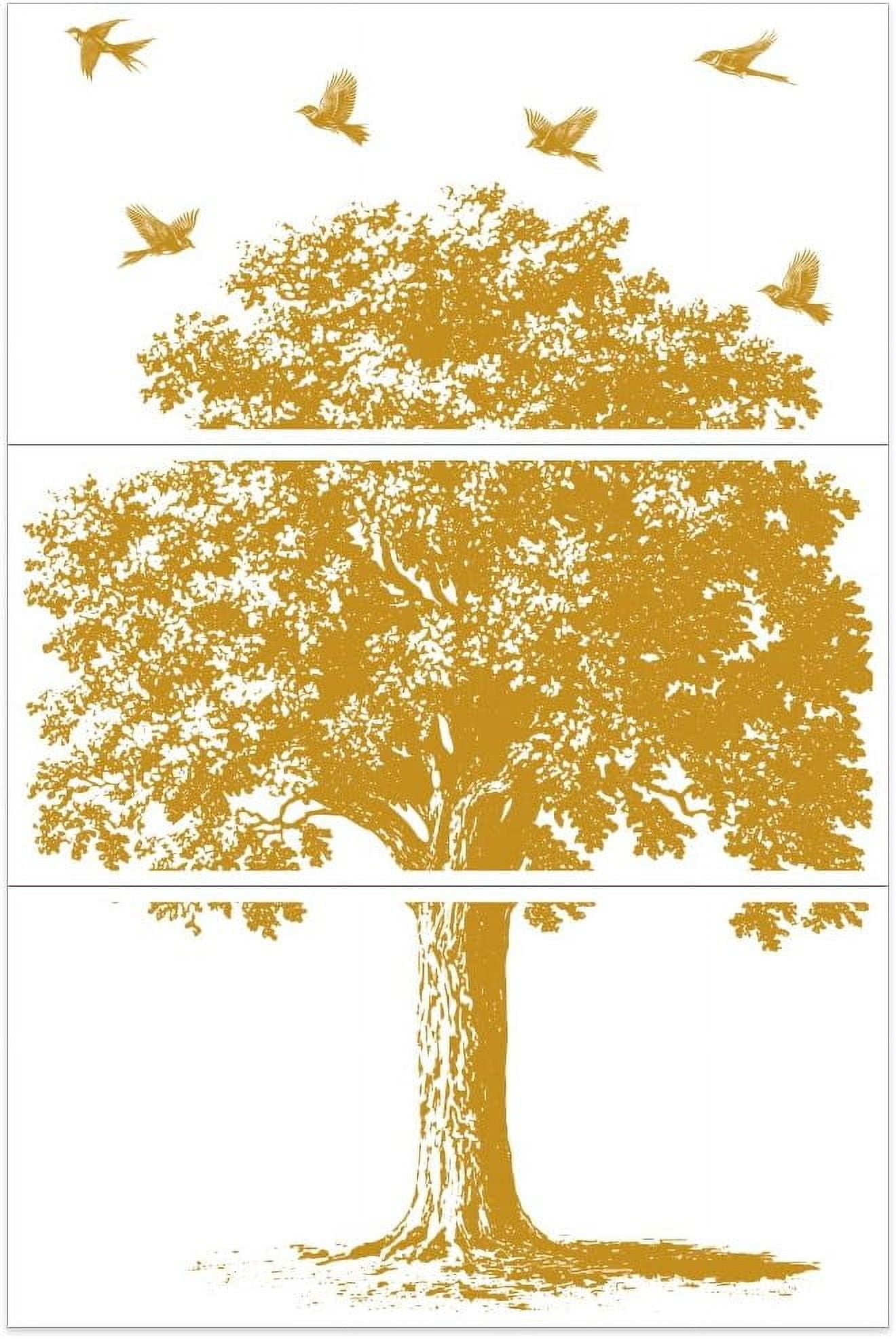 3pcs/Set Tree of Life Rub on Transfers for Furniture and Crafts 12x6 ...