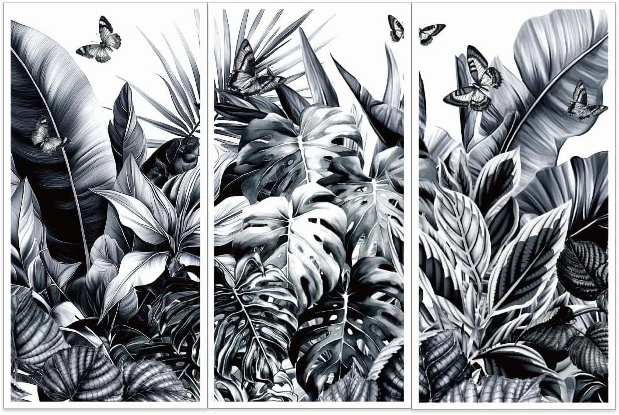 3pcs/Set Tropical Plant Rub on Transfers for Furniture and Crafts 6x12 ...