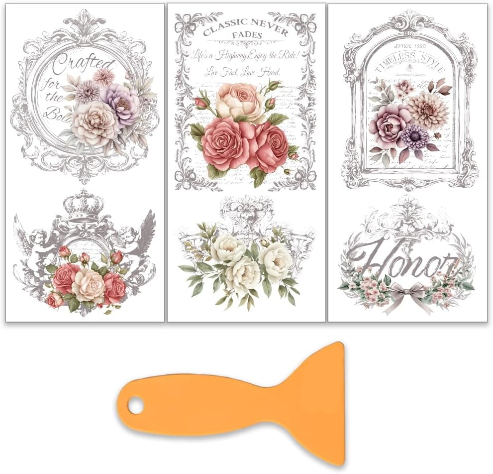 3pcs/Set Vintage Plant Photo Frame for Furniture and Crafts 6x12 Inch ...