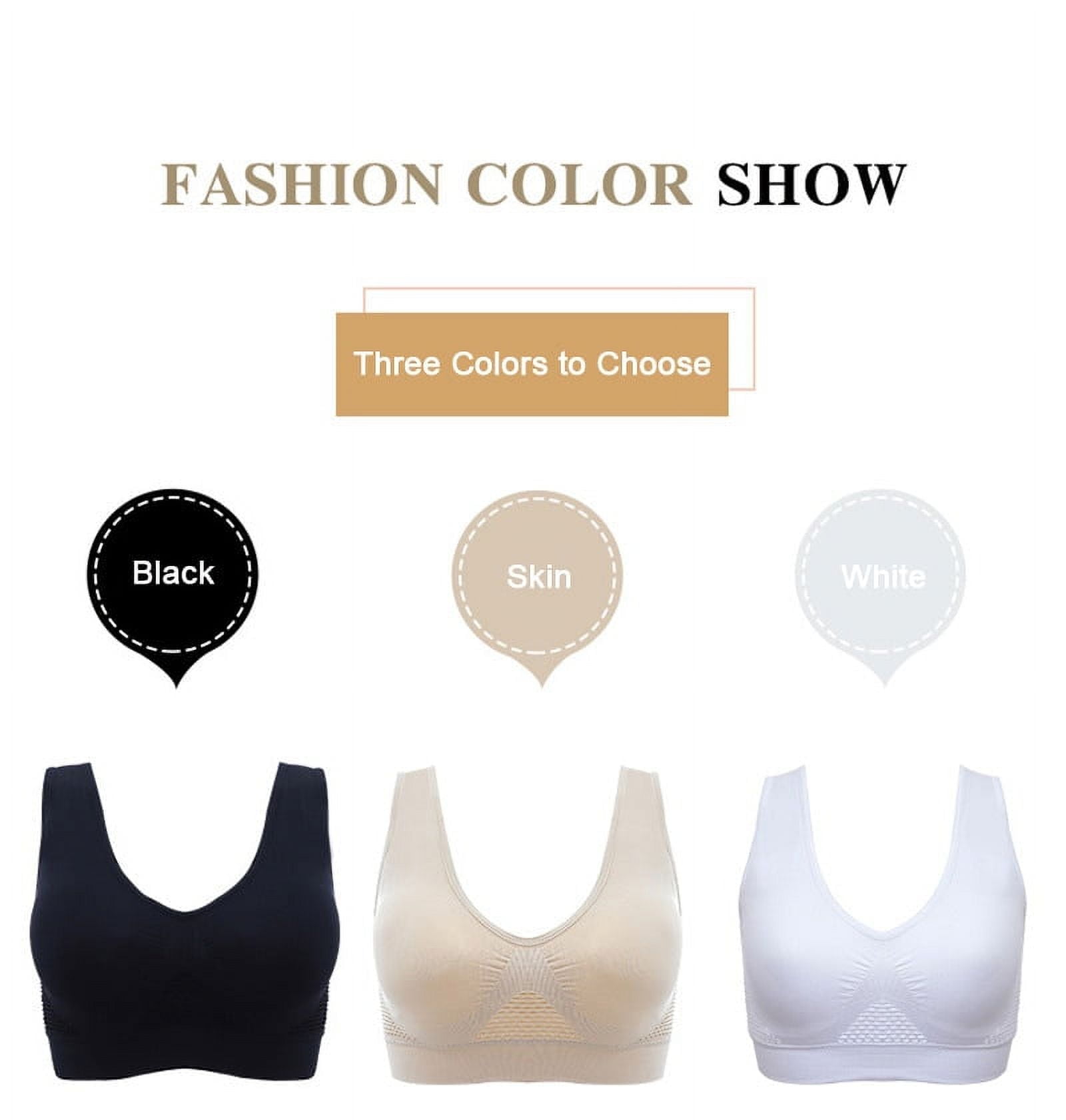 Customer reviews for 3pcs/Set Women Sexy Genie Bra with Pads Seamless Push up Bra Plus Size ...