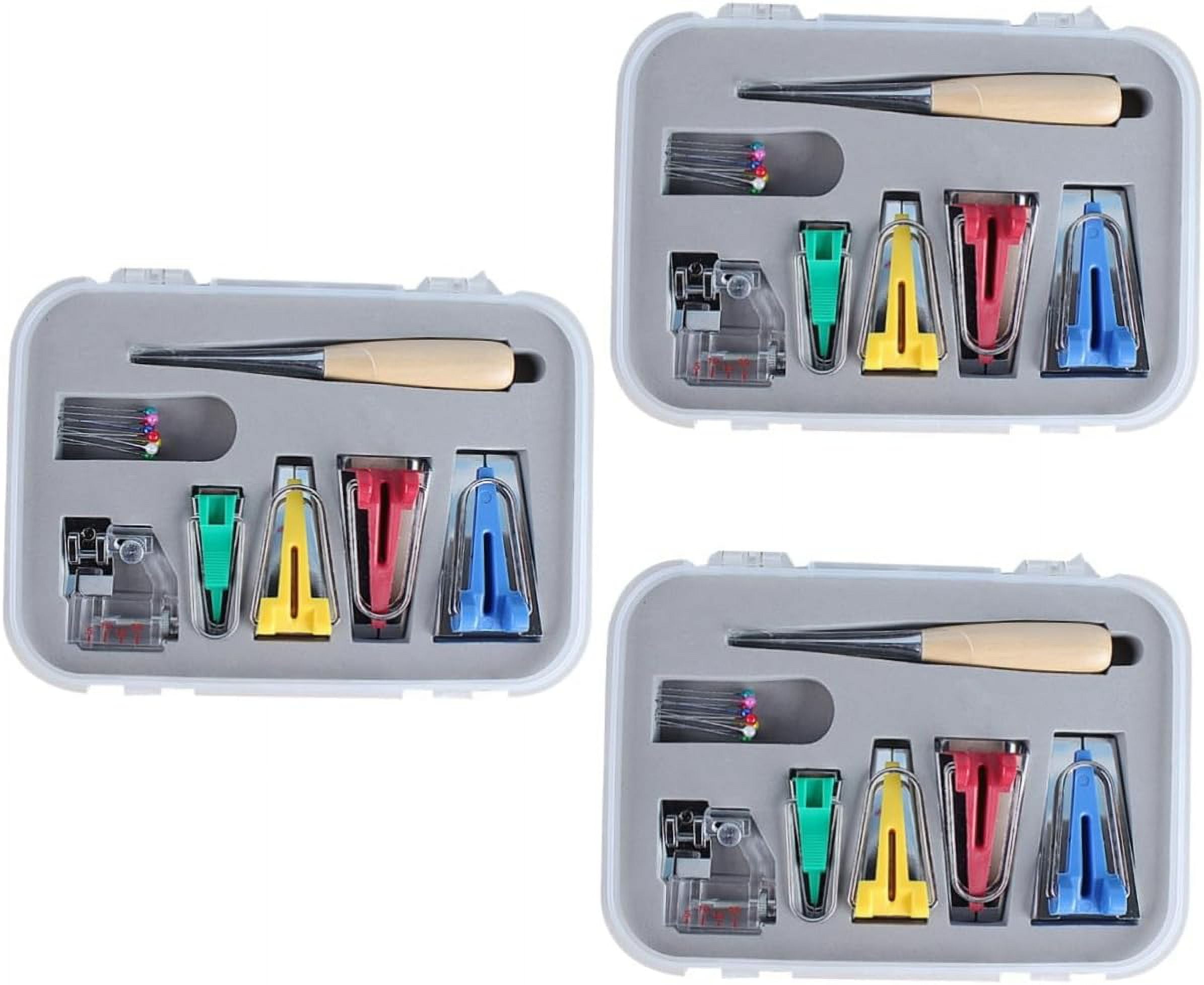 3pcs Sewing Machine Tool Kit Bias Tape Maker Kit Home Sewing Machine ...