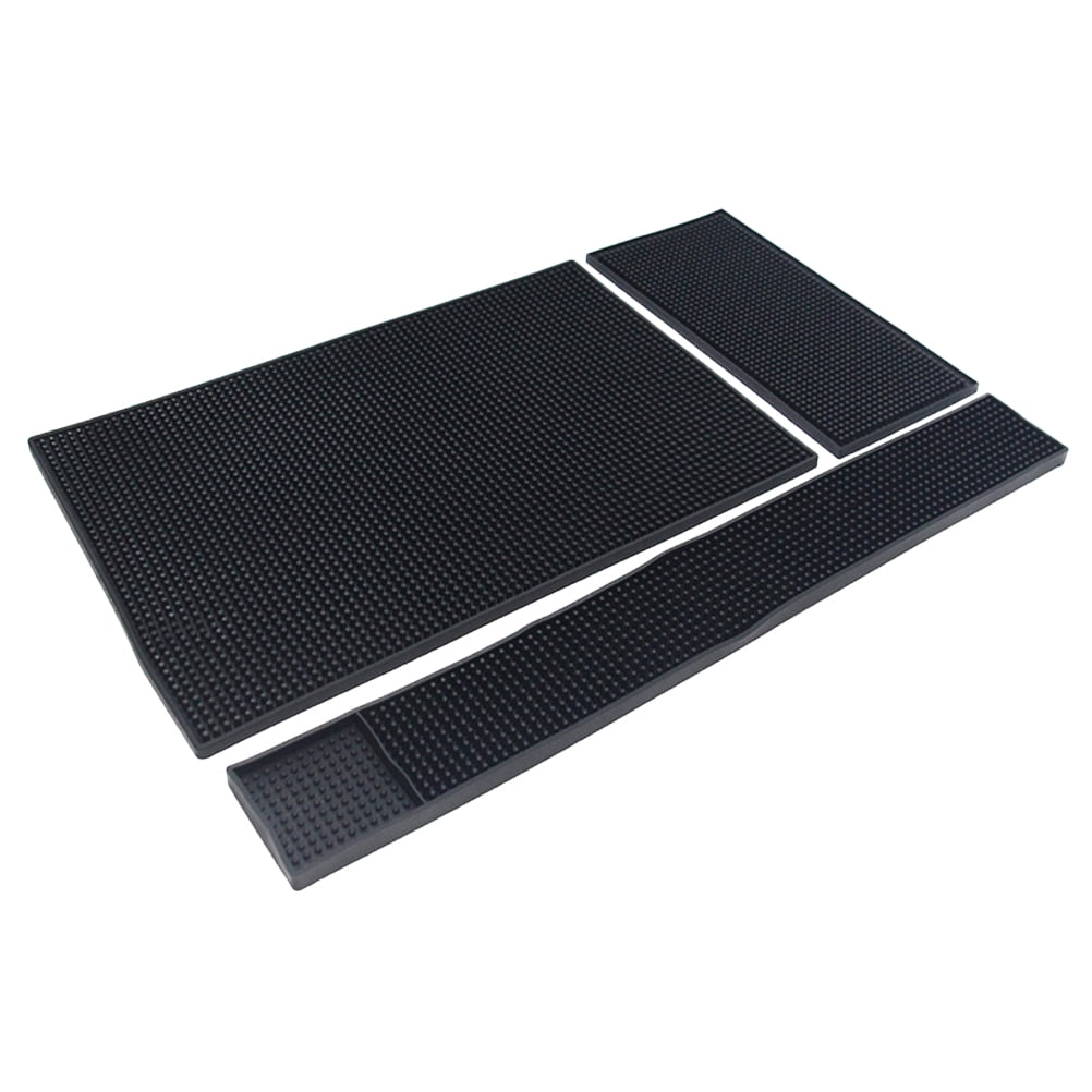 3pcs Silicone Bar Non-slip Mat Convenient Counter Drain Pad Anti-slip ...