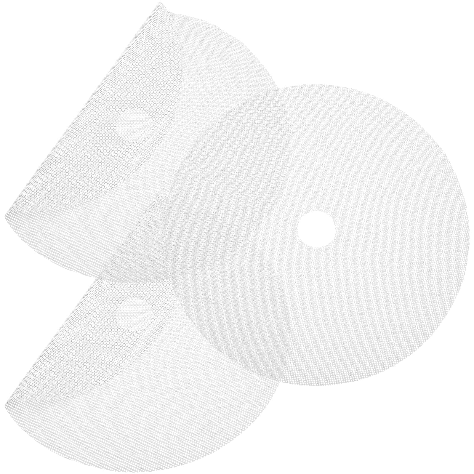3pcs Silicone Dehydrator Sheets Round Fruit Drying Mesh Reusable ...