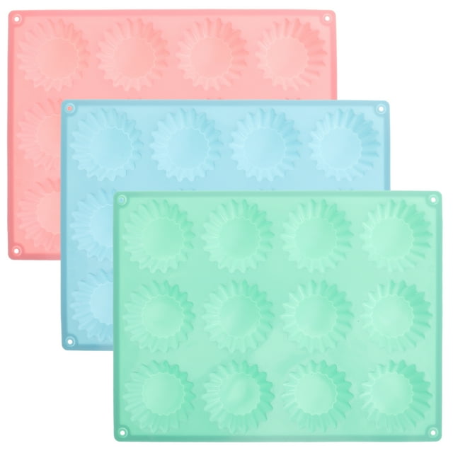 3pcs Silicone Mini Tart Pan Non-stick 12 Cavities Baking Mold - Walmart.com