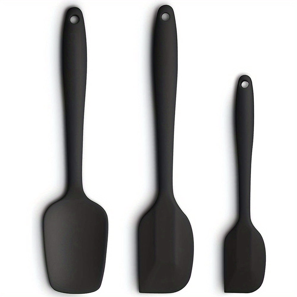 3pcs, Silicone Spatula Set, Spatula With Ergonomic Handle, Heat ...