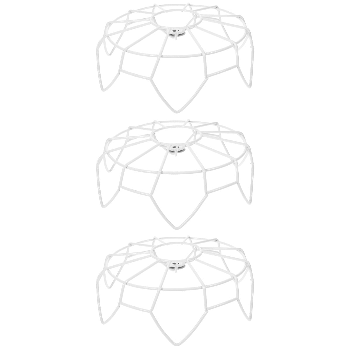 3pcs Simple Table Light Shade Frame Creative Desk Lampshade Frame DIY ...