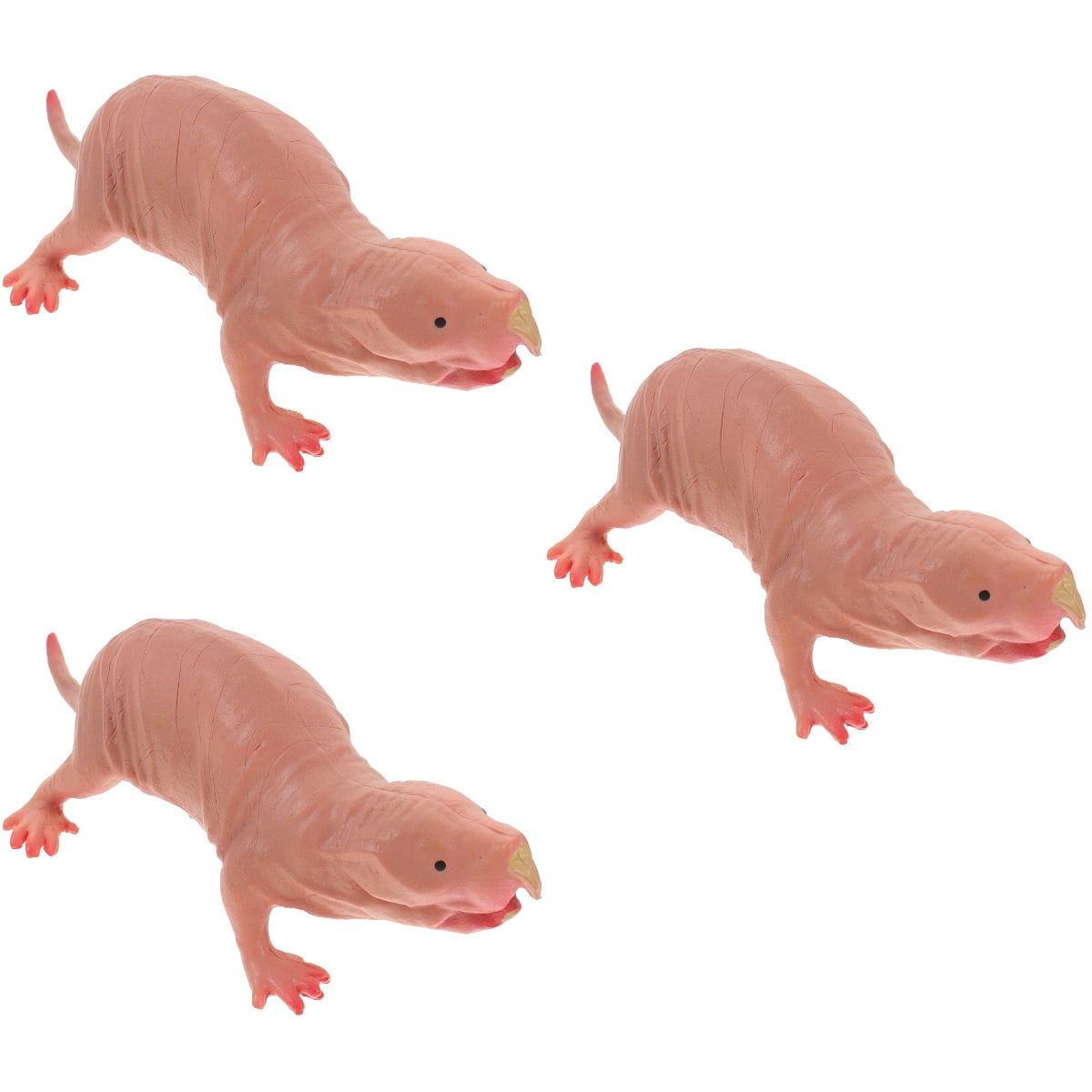 3pcs Simulated Mole Model Animal Modeling Craft Mole Toy Figure Lovely ...