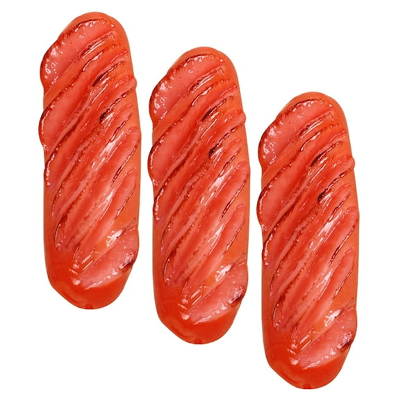 FELTECHELECTR Exquisitely Crafted Red Fake Roasted Sausage Prop for ...