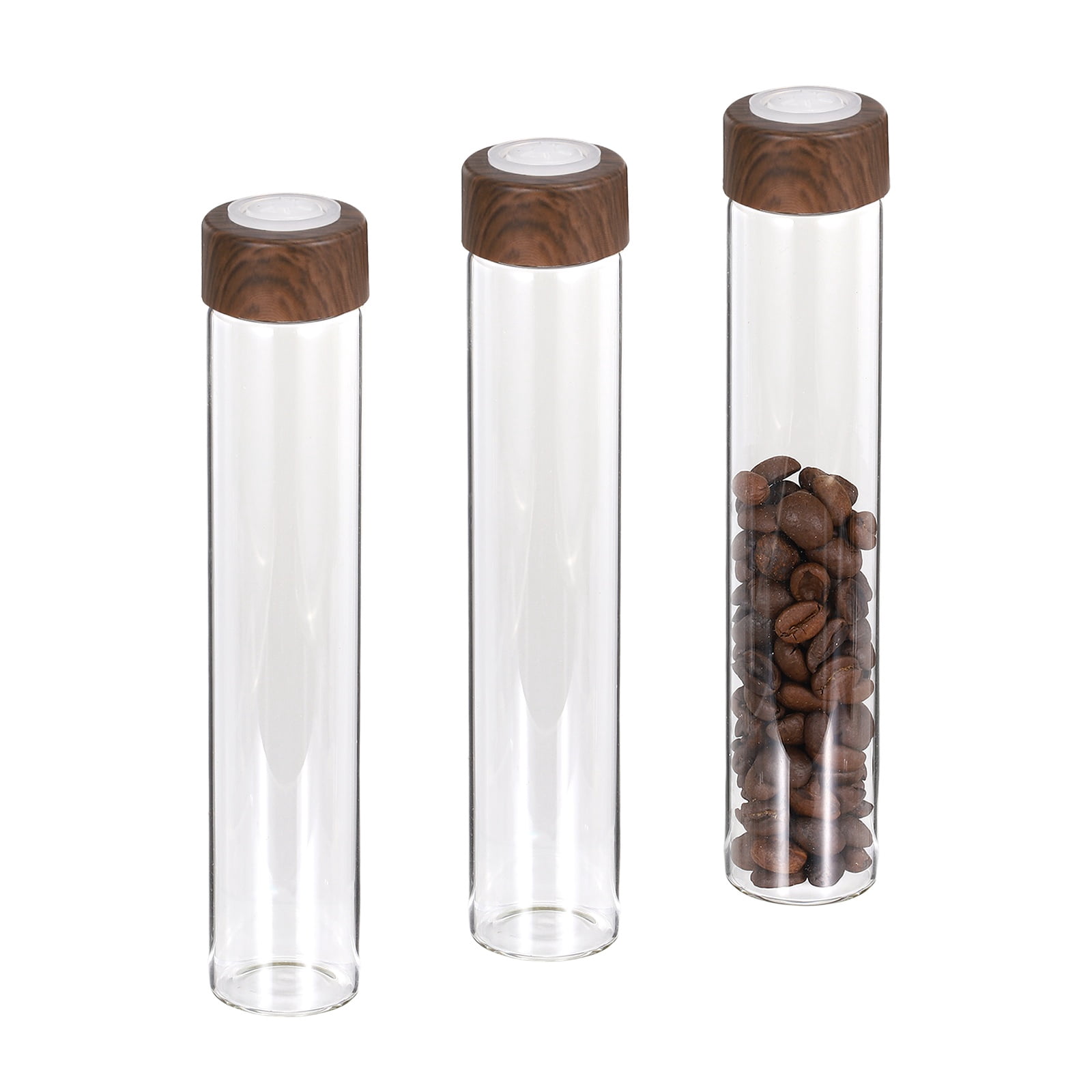 3pcs Single Dose Coffee Bean Storage, 80ml Coffee Bean Container Dosing ...