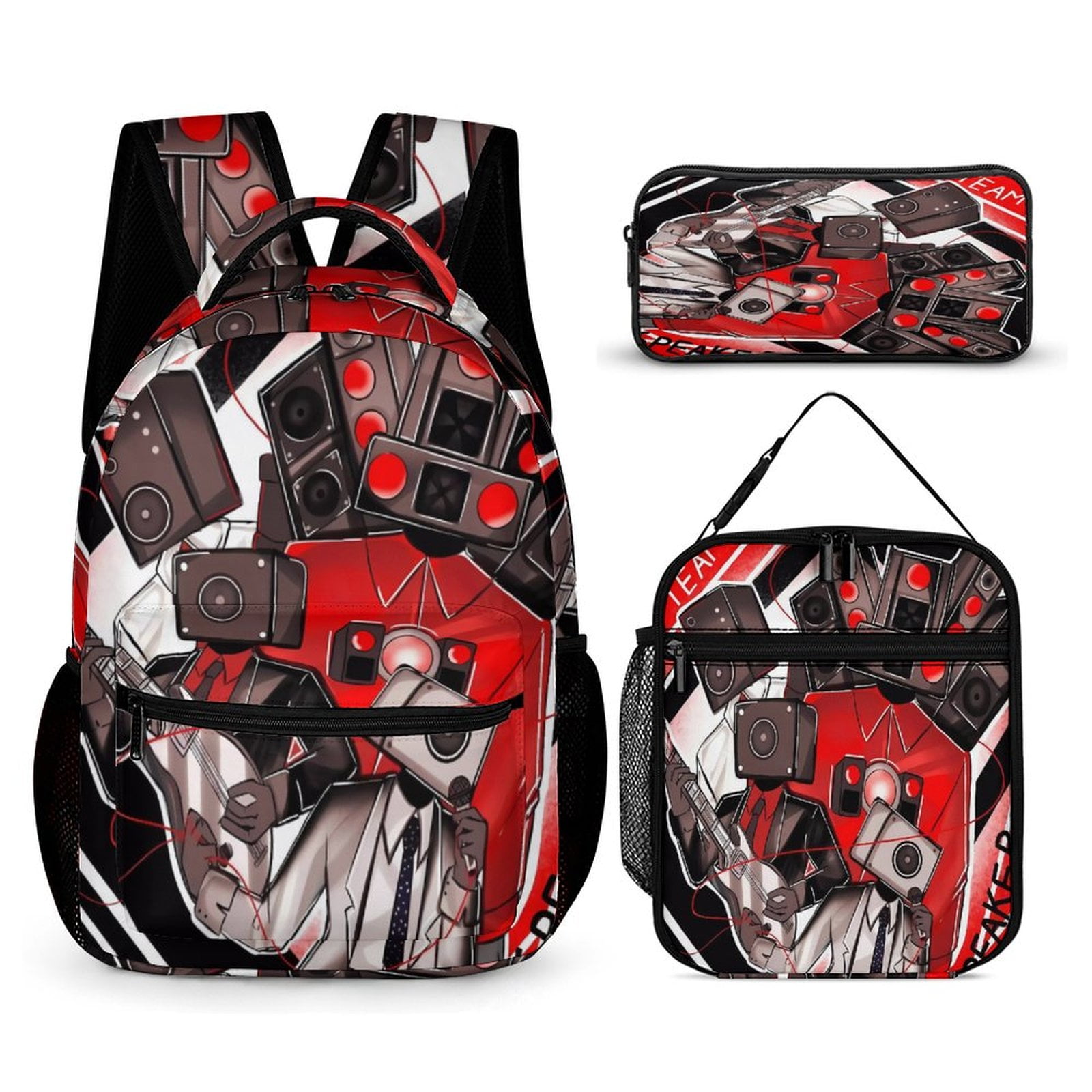 3pcs Ski-bidi Funny Toilet Backpack Set, Multi-functional Laptop Bag ...