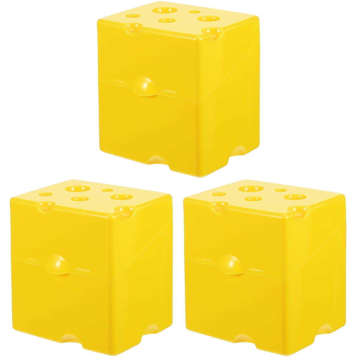 3pcs Sliced Cheese Storage Container Plastic Cheese Storage Case ...