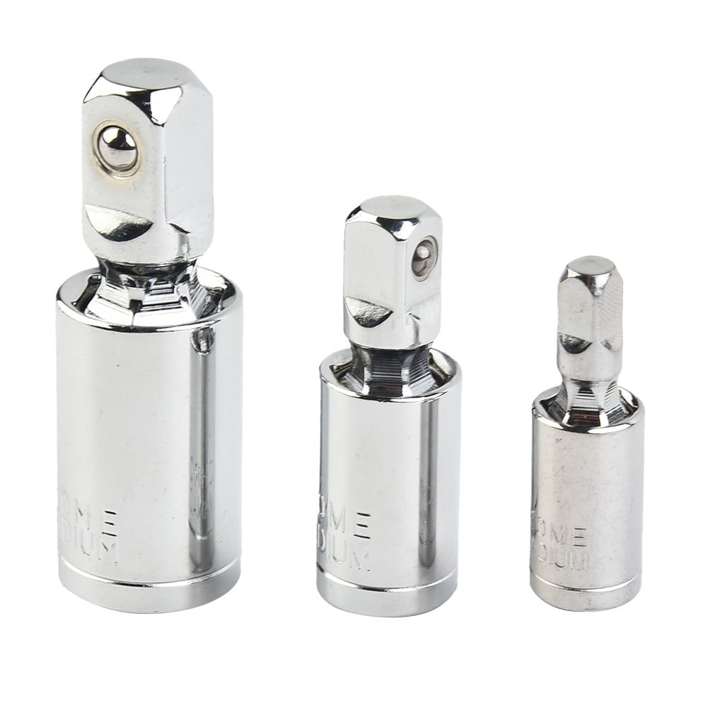 3pcs Socket Bit Adapter Drill Nut Driver Power Extension Bar Set 1/4 3/8 1/2 - Walmart.com