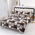 3pcs Soft Brushed Printed Duvet Cover Set - Cozy Bedding for Bedroom ...