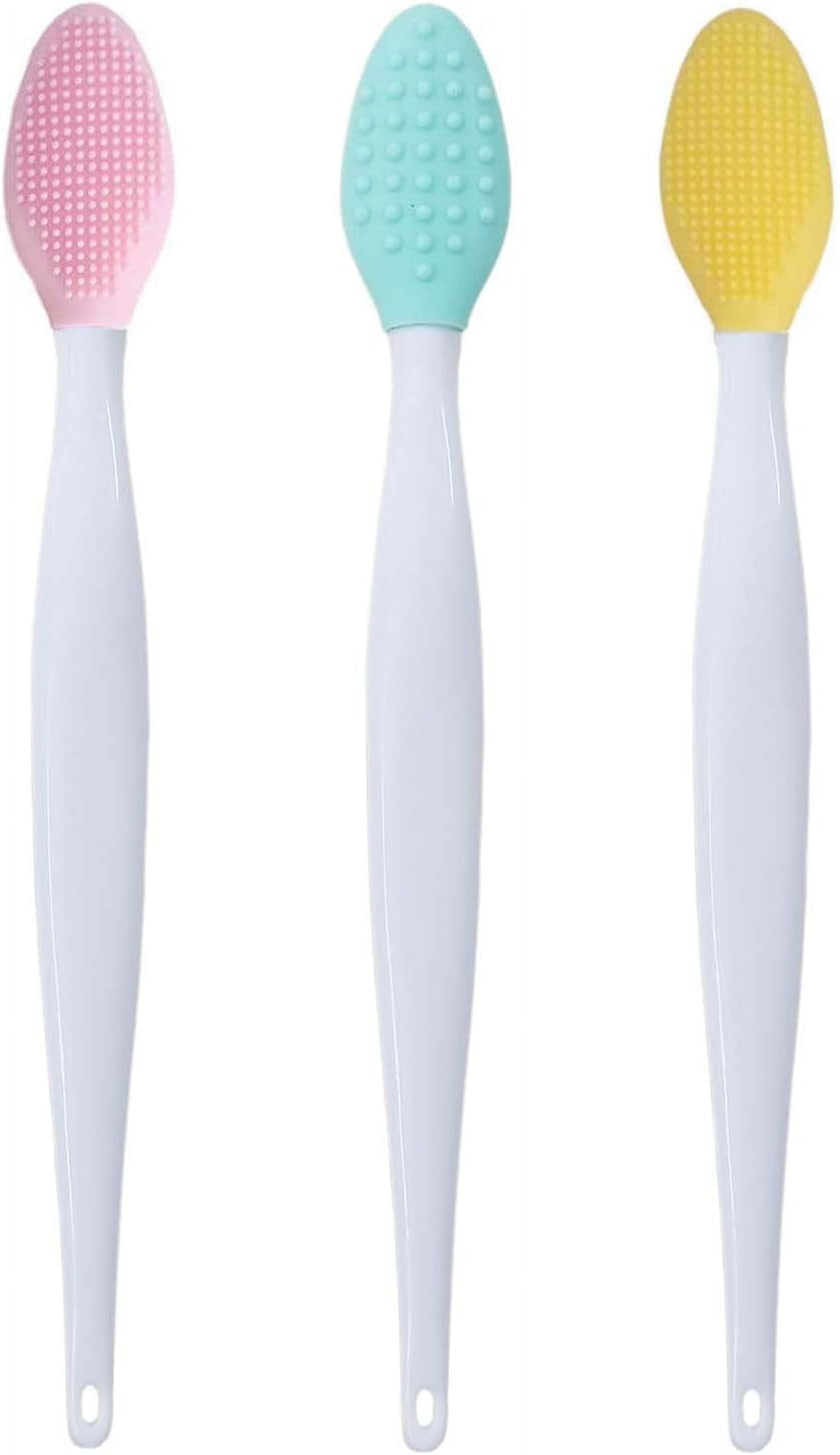 3pcs Soft SiliconeLip Brush Tool Double-sided Lip Brush Cleaning Lip ...