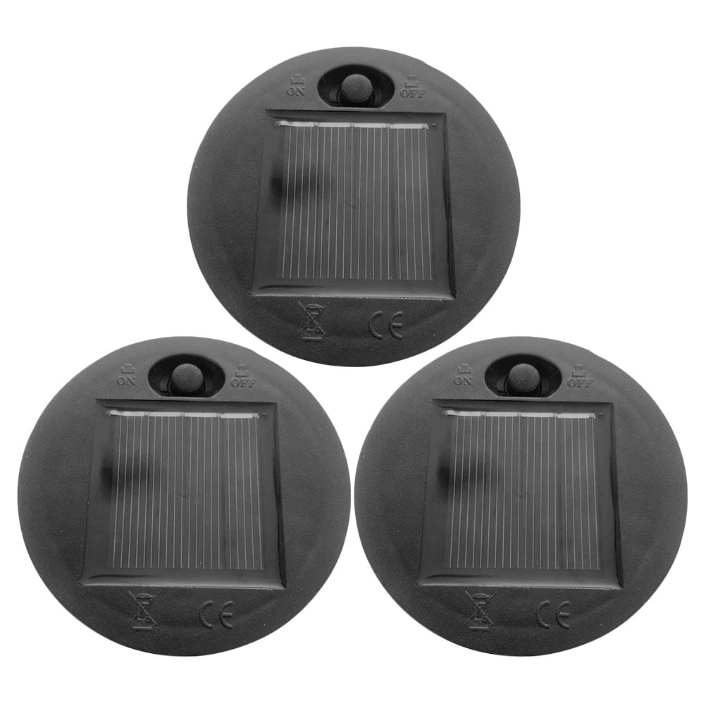 3pcs Solar Light Replacement Tops Outdoor Light Solar Panels Solar ...