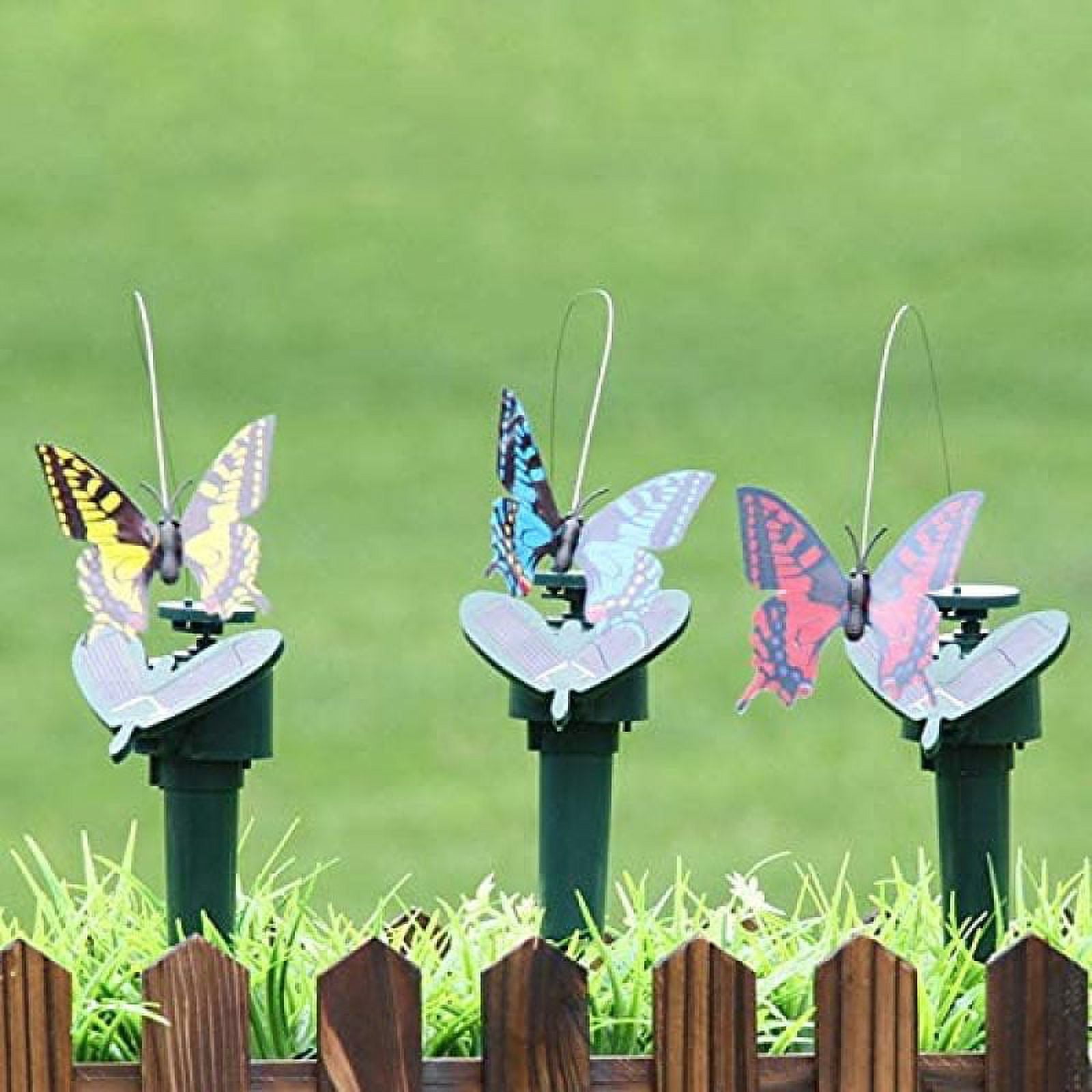 3pcs Solar Powered / Battery Powered Flying Butterflies. Flying ...