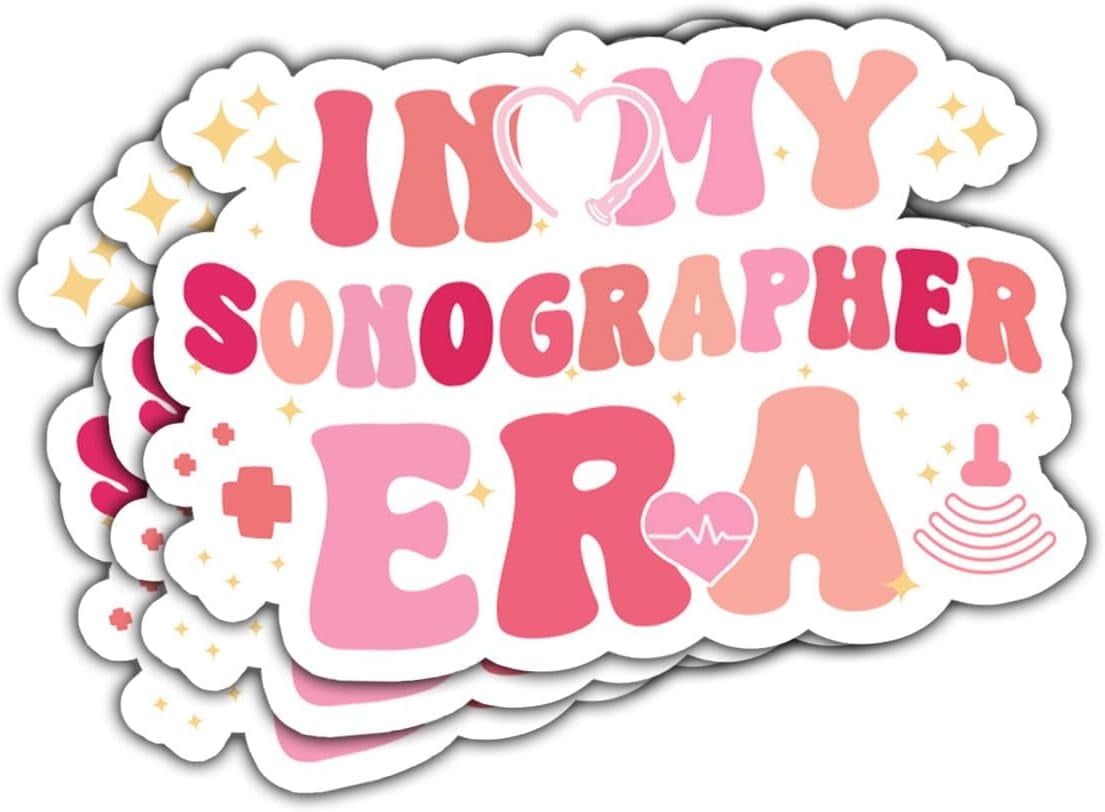 (3pcs) in My Sonographer Era Sticker, Sonographer Sticker, Sonography ...