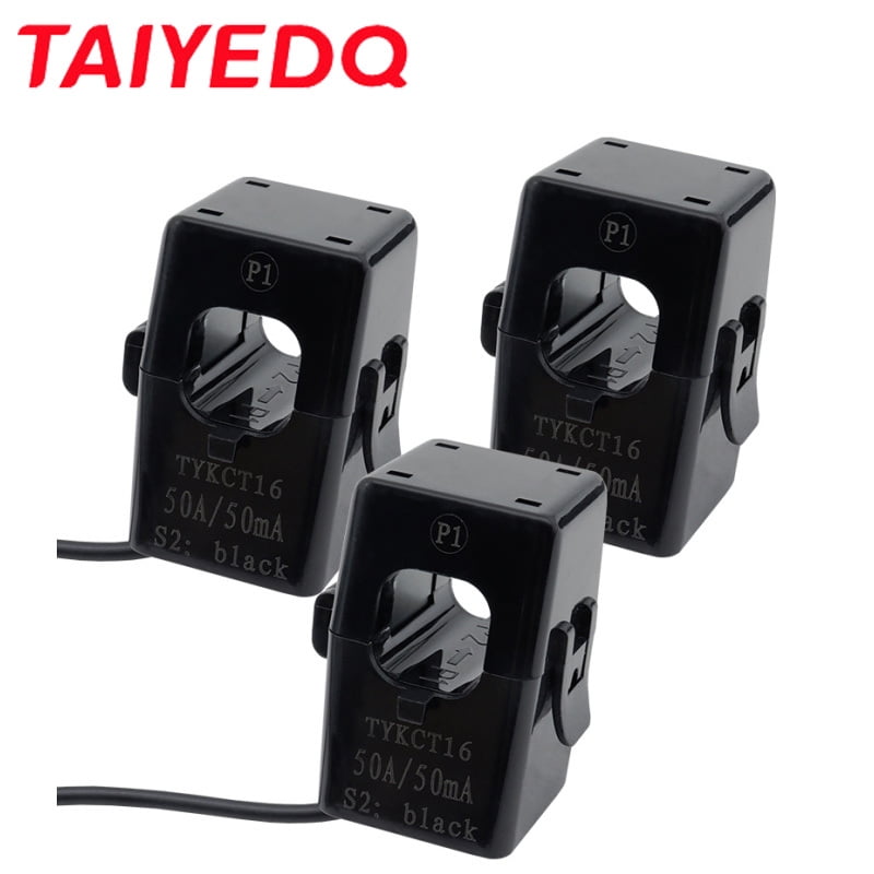 3pcs Splt Core Current Transformer Kct16 Clamp On Ct 5a 10a 20a 30a 40a 50a 60a 80a 100a 1000 1