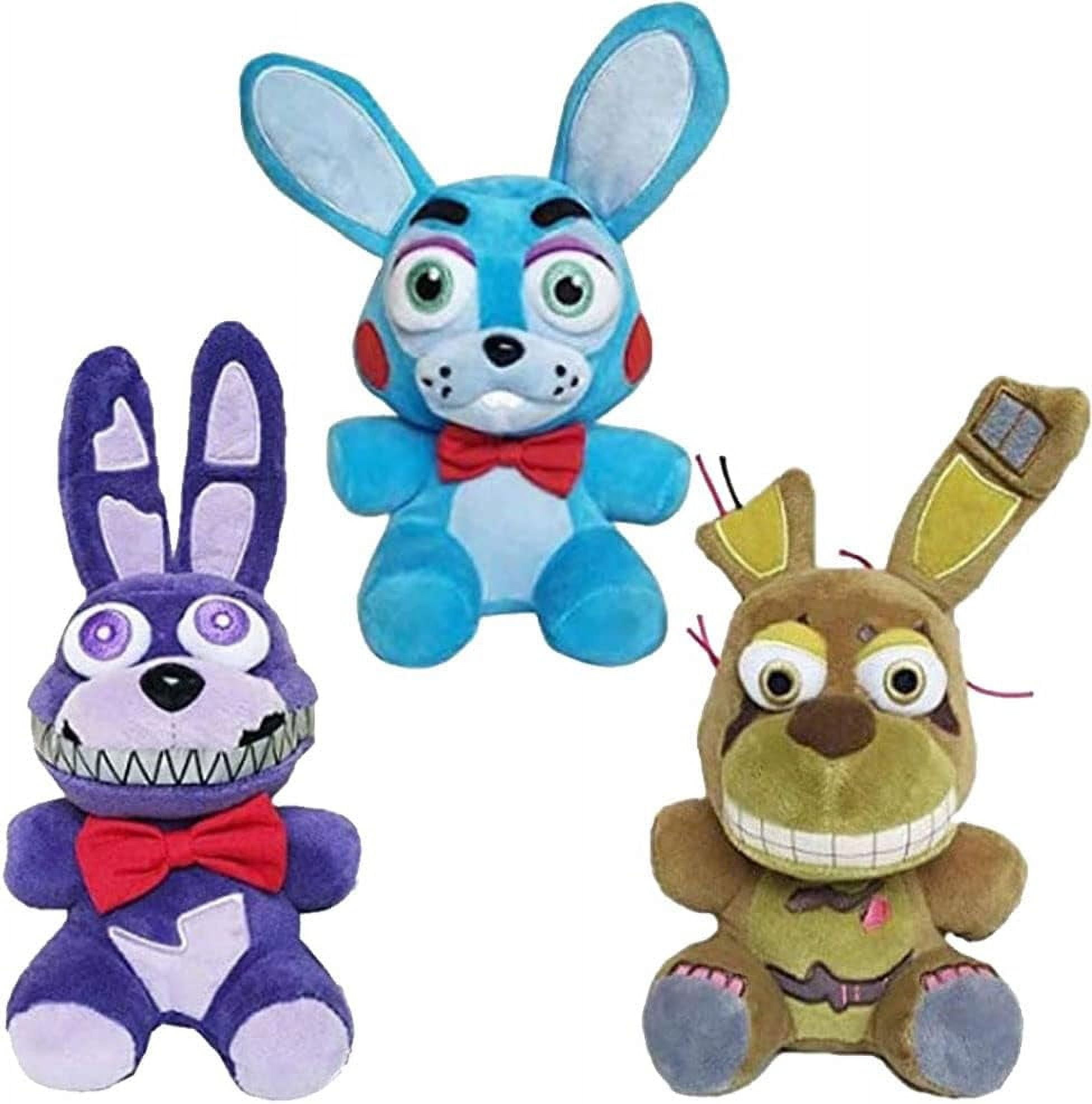3pcs Springtrap Nightmare Bonnie Toy,FNAF Bonnie plushies Set Stuffed ...