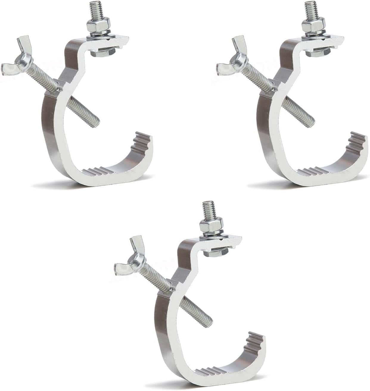 3pcs Stage Light Clamp Hook Aluminum Alloy Truss C-Clamp, Heavy Duty ...
