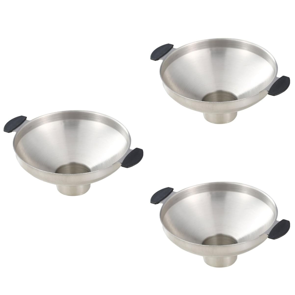 3pcs Stainless Steel Funnel Large Canning Funnels Funnel for Filling ...