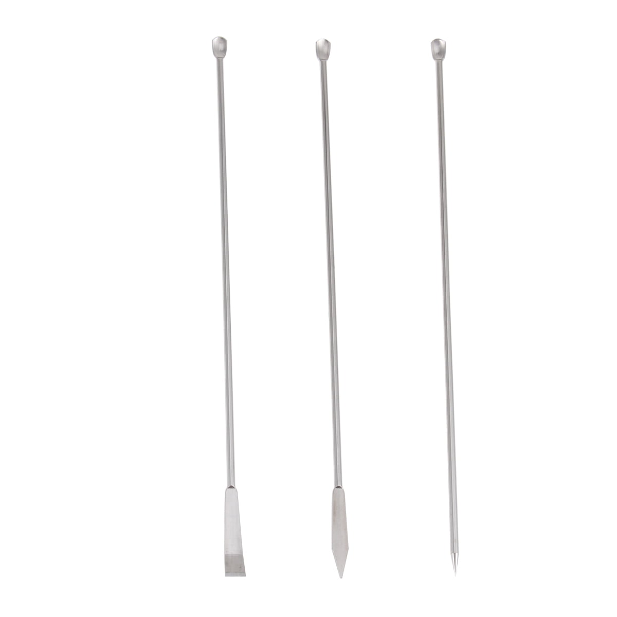 3pcs Stainless Steel Micro Laboratory Spoons Reagent Sampling Spoon ...