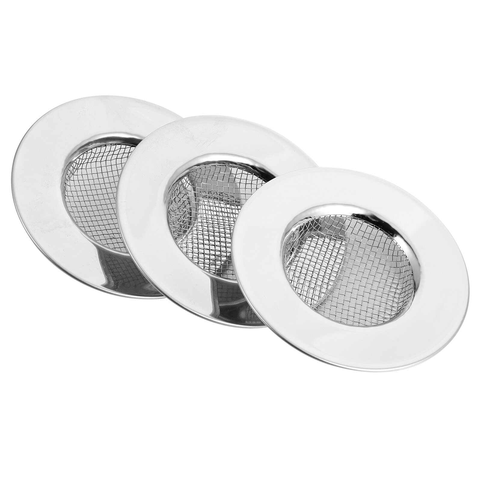 3pcs Stainless Steel Sink Strainers Sink Drain Filters for Kitchen ...