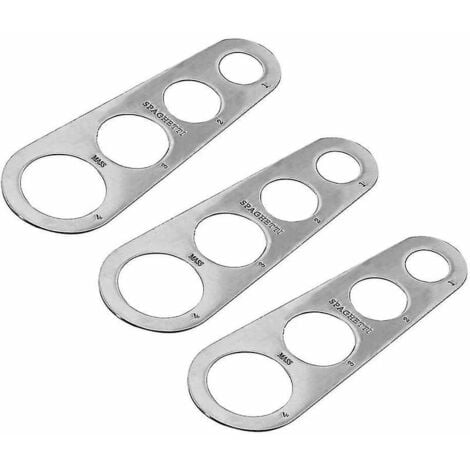 3pcs Stainless Steel Spaghetti Measurer Pasta Noodle Measurer With ...