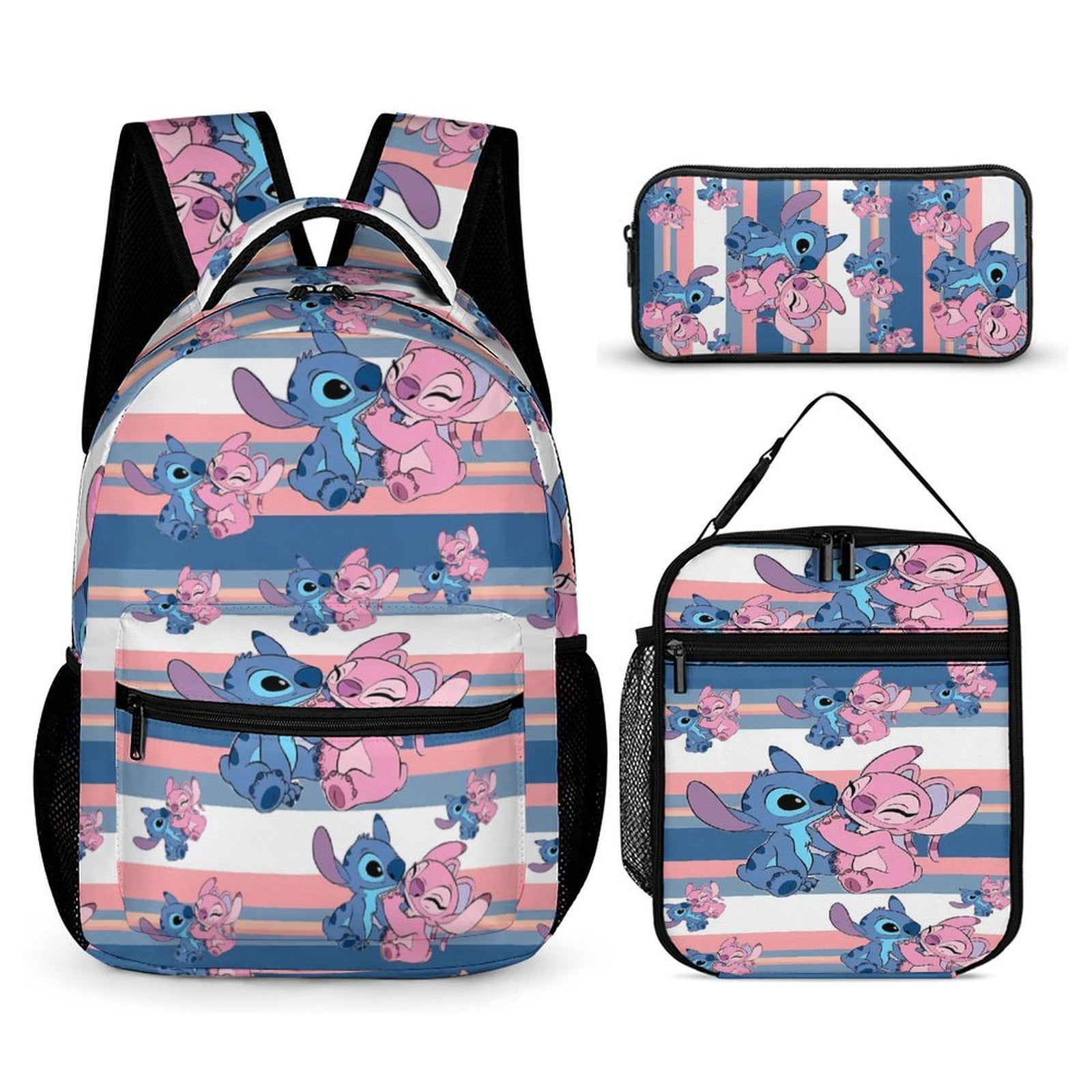 3pcs Sti'tch Backpack Set, Multi-functional Laptop Bag 17in Water ...