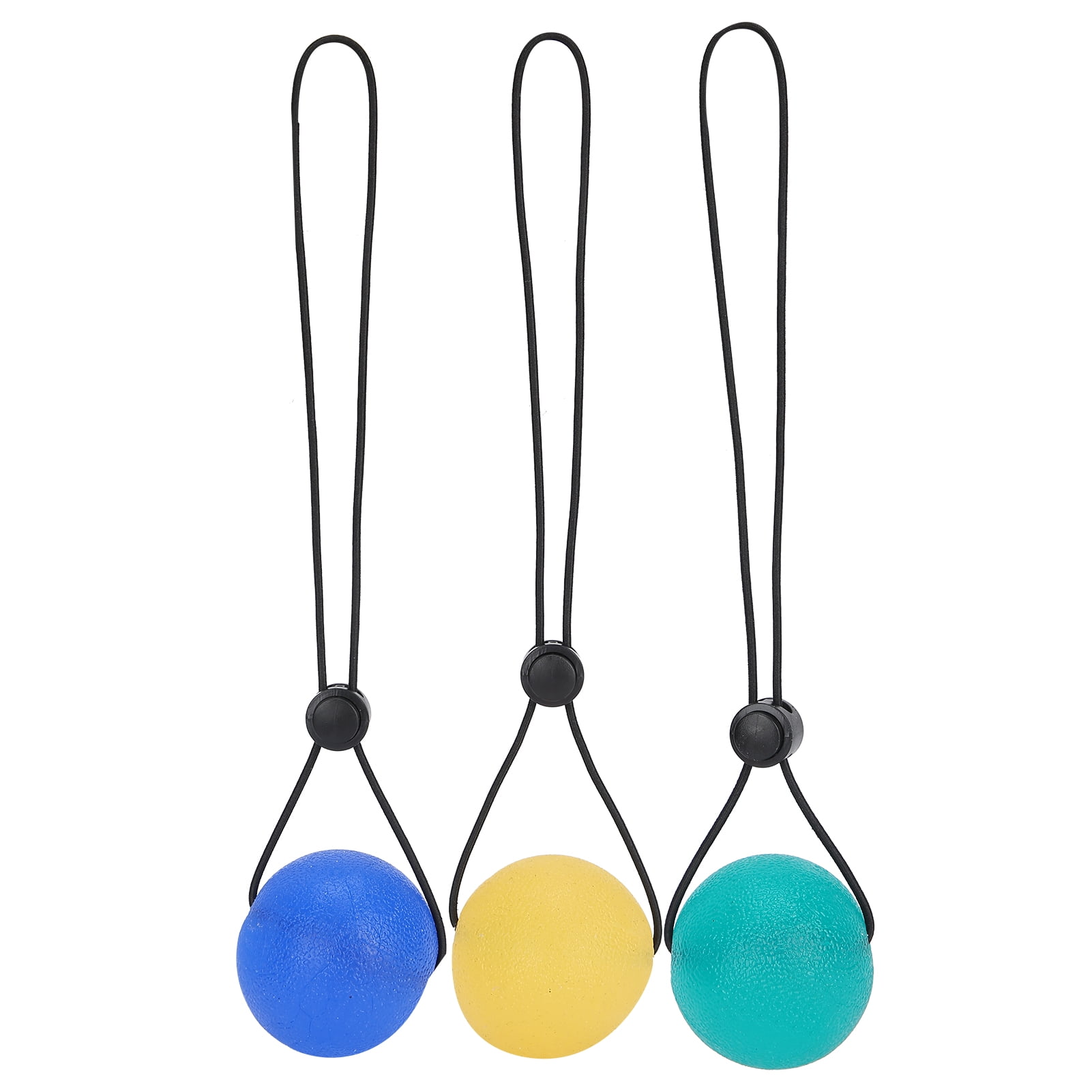 3pcs Stress Relieve Grip Ball Hand Wrist Rehabilitation Strength ...