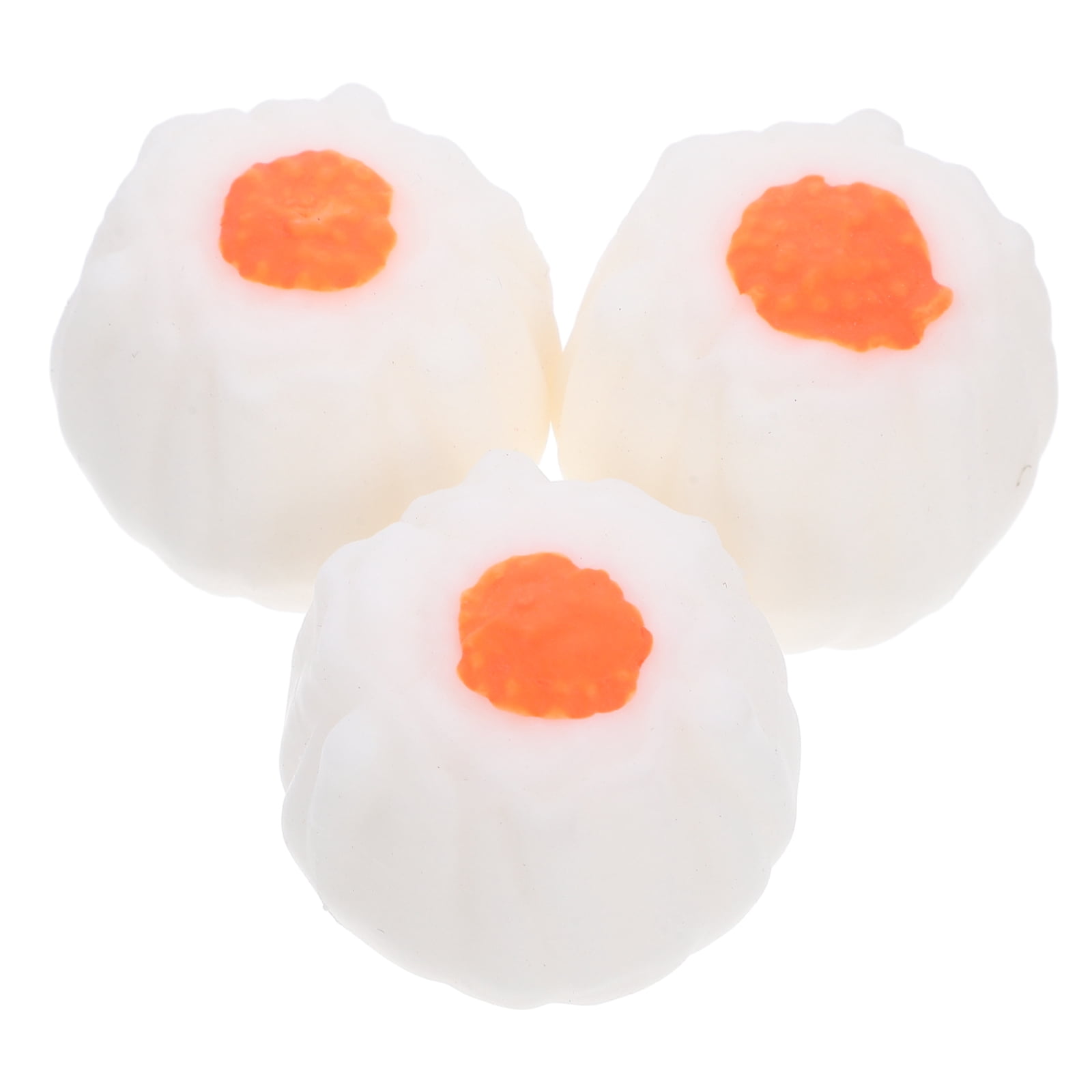 3pcs Stretchy Shaomai Toy Cartoon Snack Squeezing Toy Hand Fidget ...