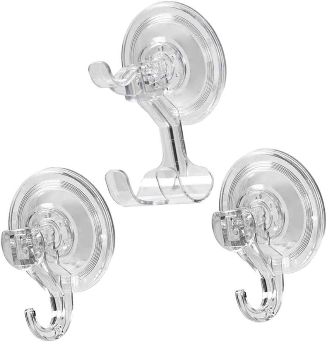 3pcs Suction Cup Hook Stainless Steel s Hooks Towel Racks for Bathroom ...