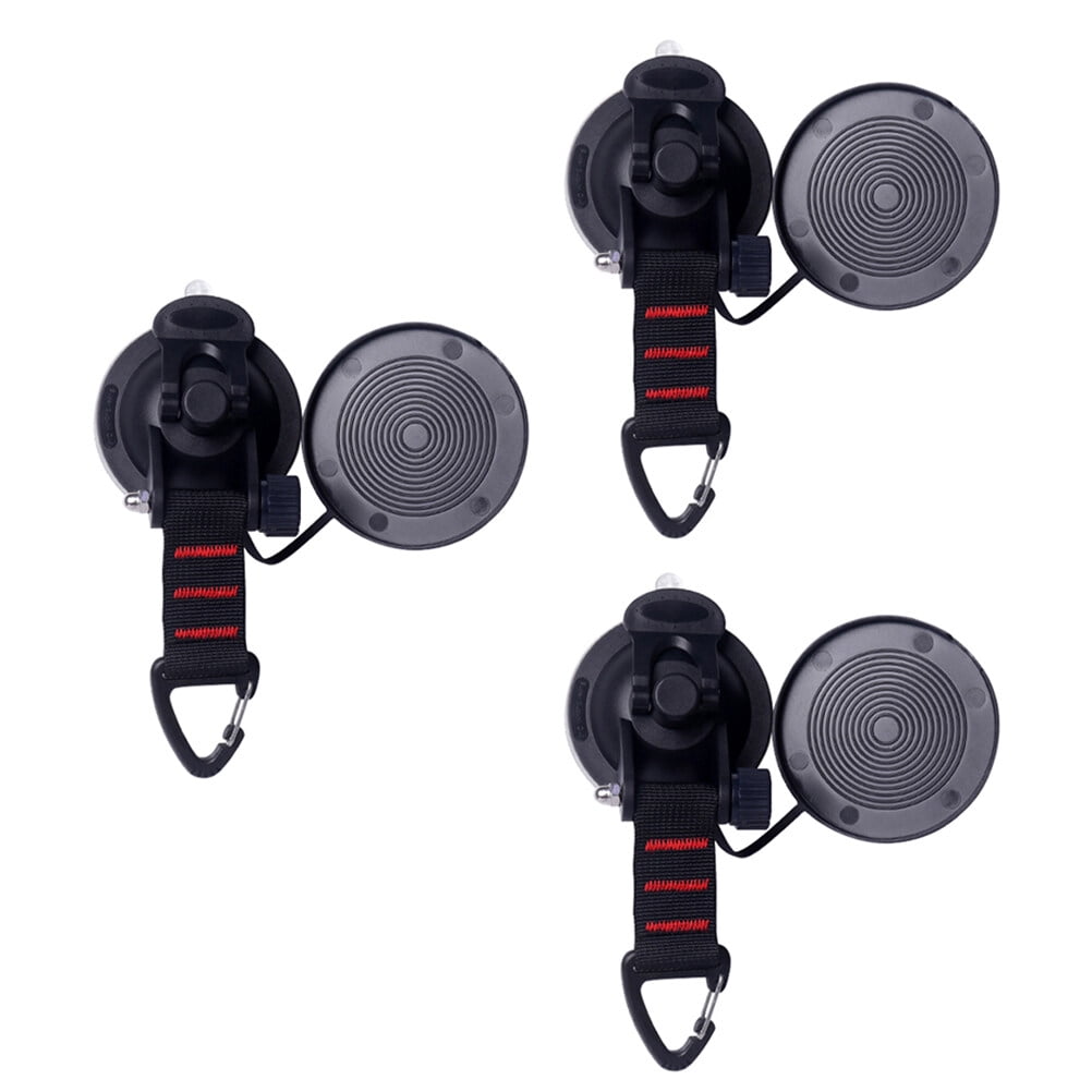 3pcs Sunscreen Canopy Car Tent Fixed Hook Tent Sucker Holder Anchoring ...