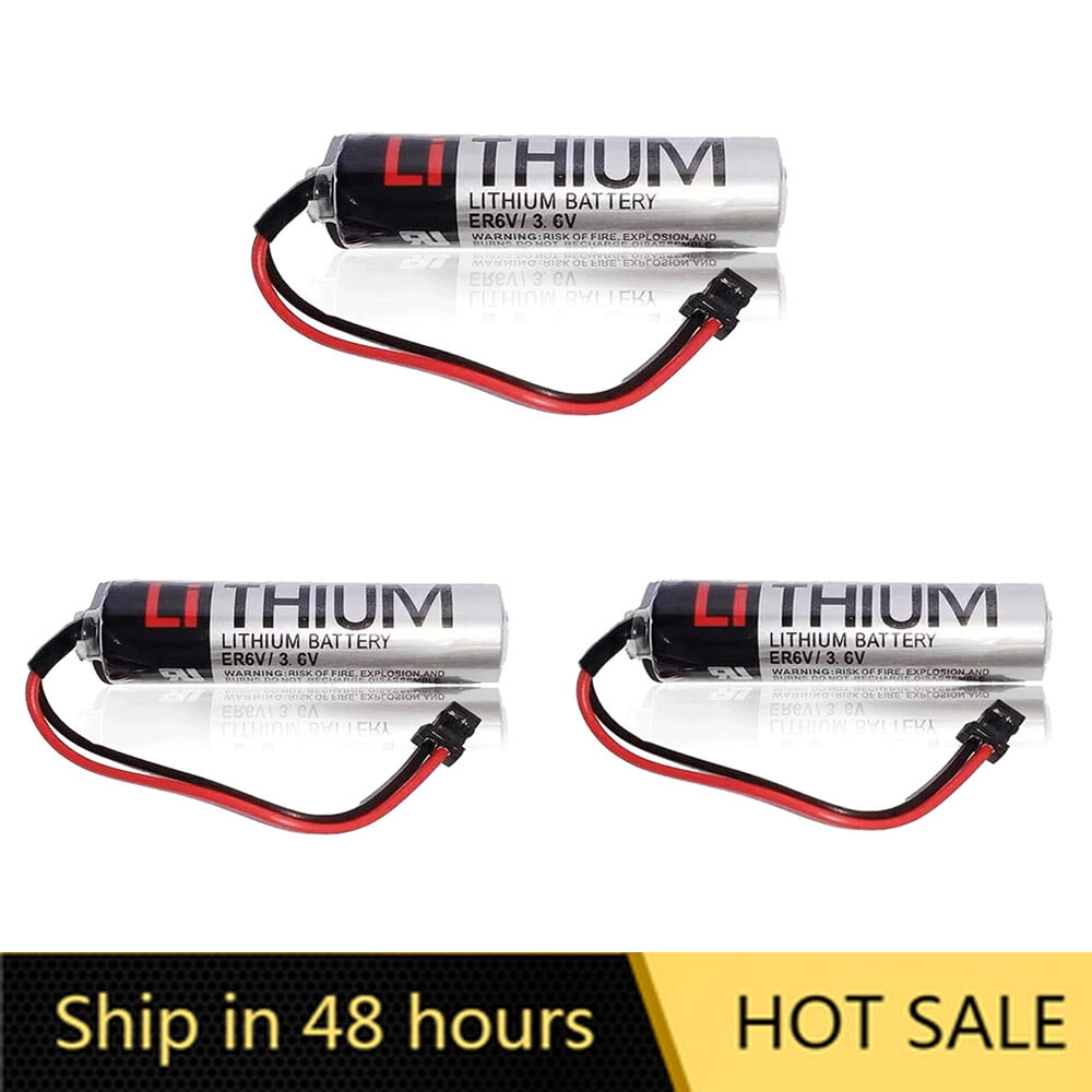3pcs TOSHIBA ER6V 3.6V ER6VC119B ER6VC119A 3.6V 2400mAh PLC Battery ...