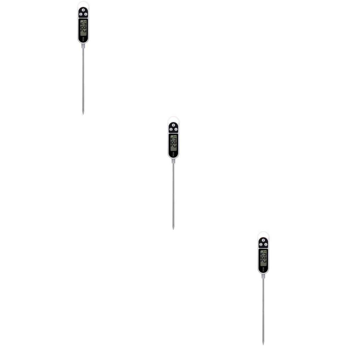 3pcs TP300 Digital Kitchen Thermometer Digital Cooking Food Probe BBQ ...