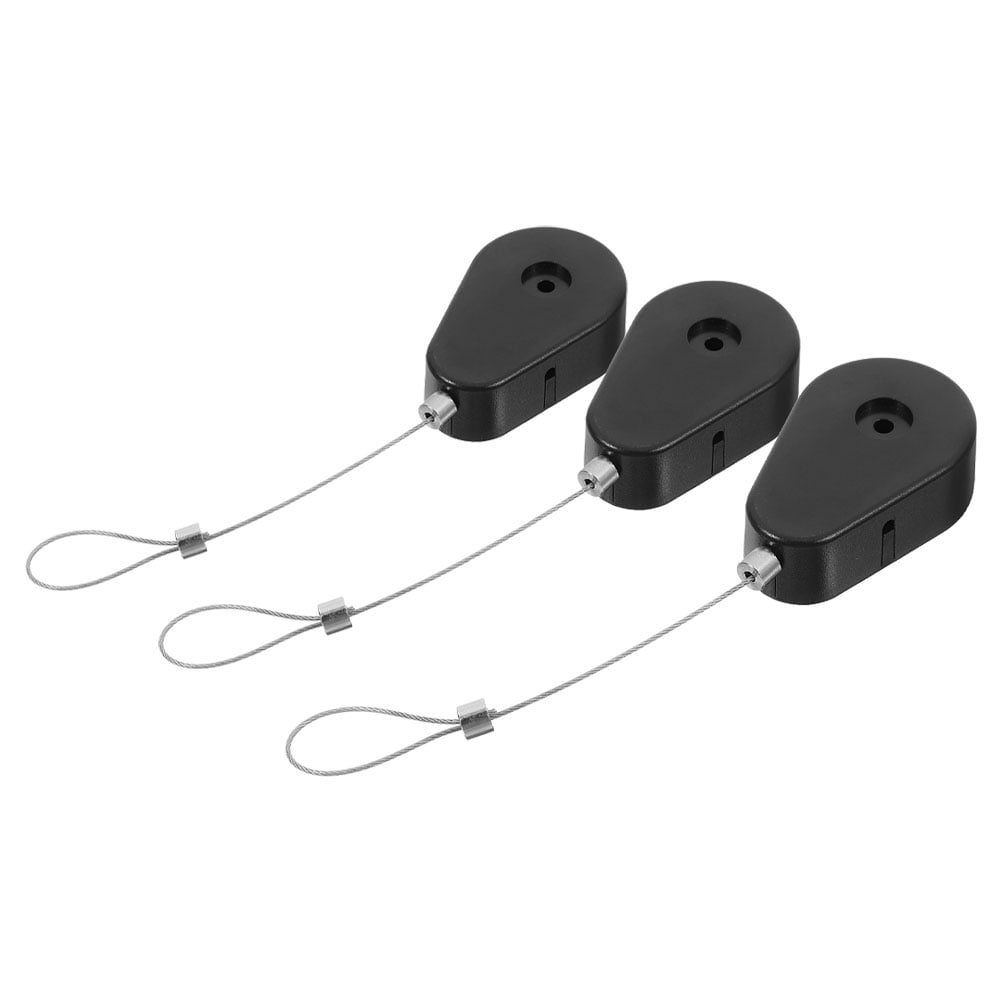 3pcs Telescopic Anti-Lost Tools Retractable Cable Locks Heavy-Duty Anti ...