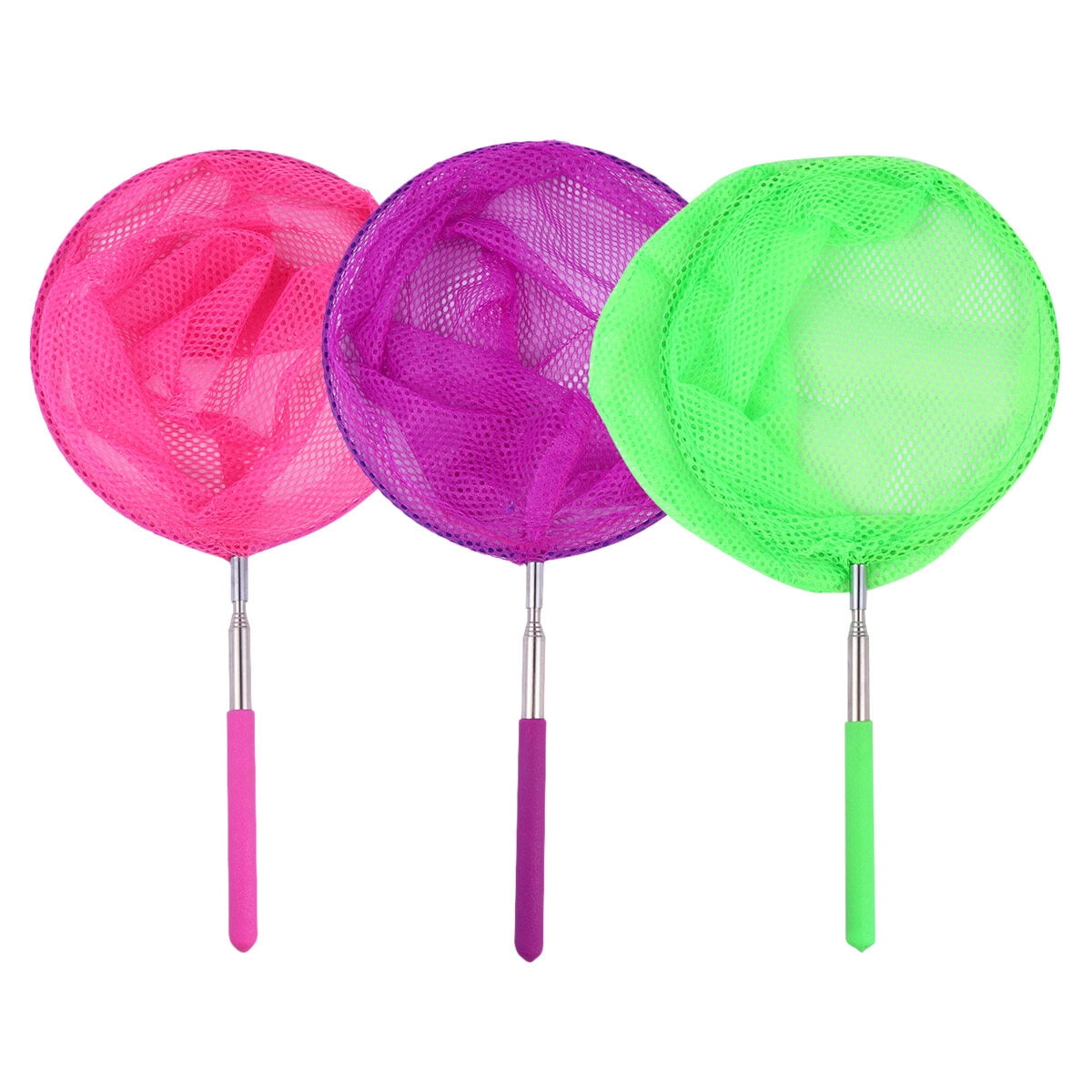 3pcs Telescopic Fishing Nets Nets Catching Insects Bugs Catching Mesh ...