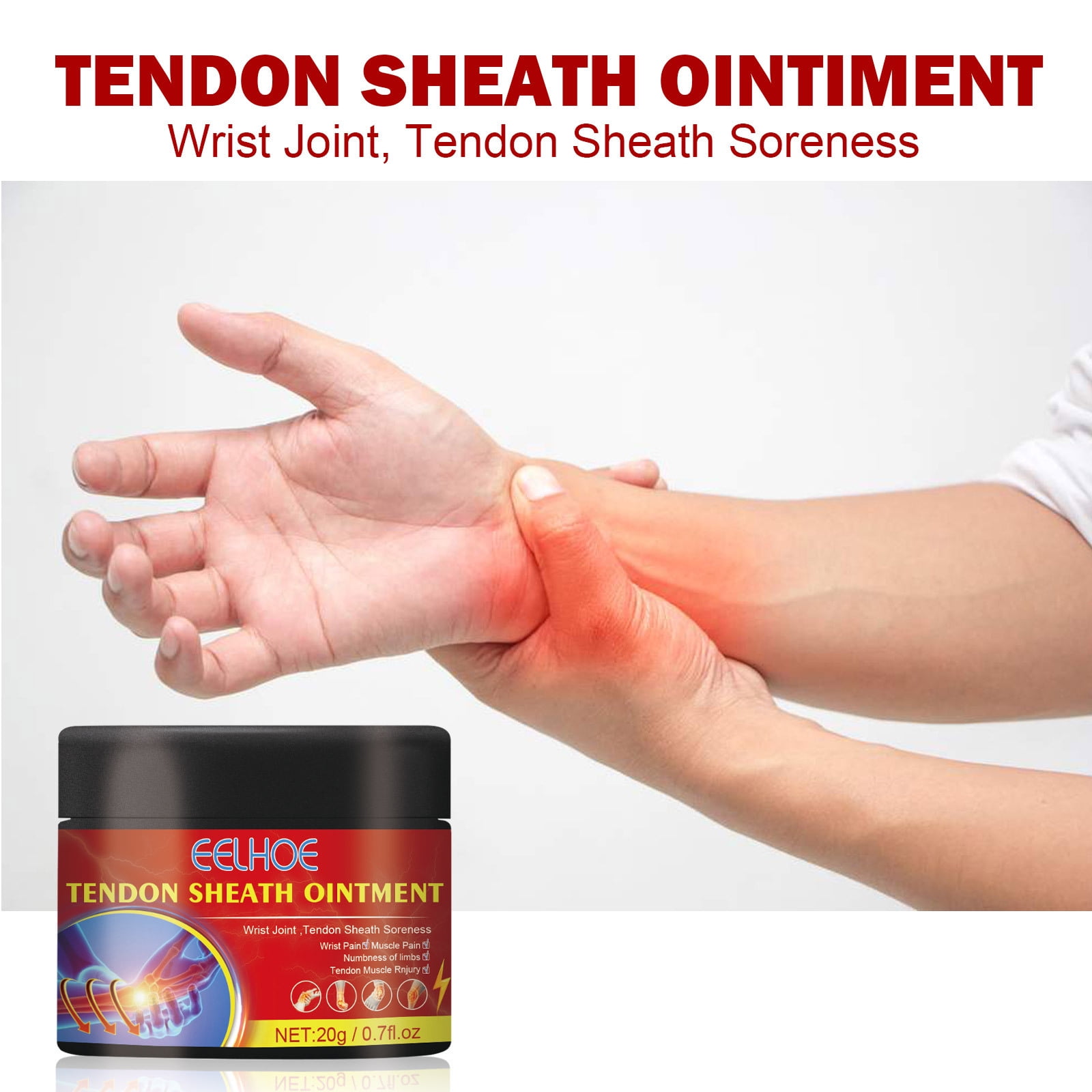 3pcs Tendon Sheath Pain Cream, Relieve Wrist Joints And Muscles ...