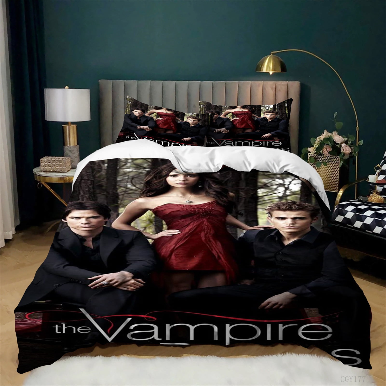 3pcs The Vampire Diaries Bedding Set Ultra Soft Comforter Set ...