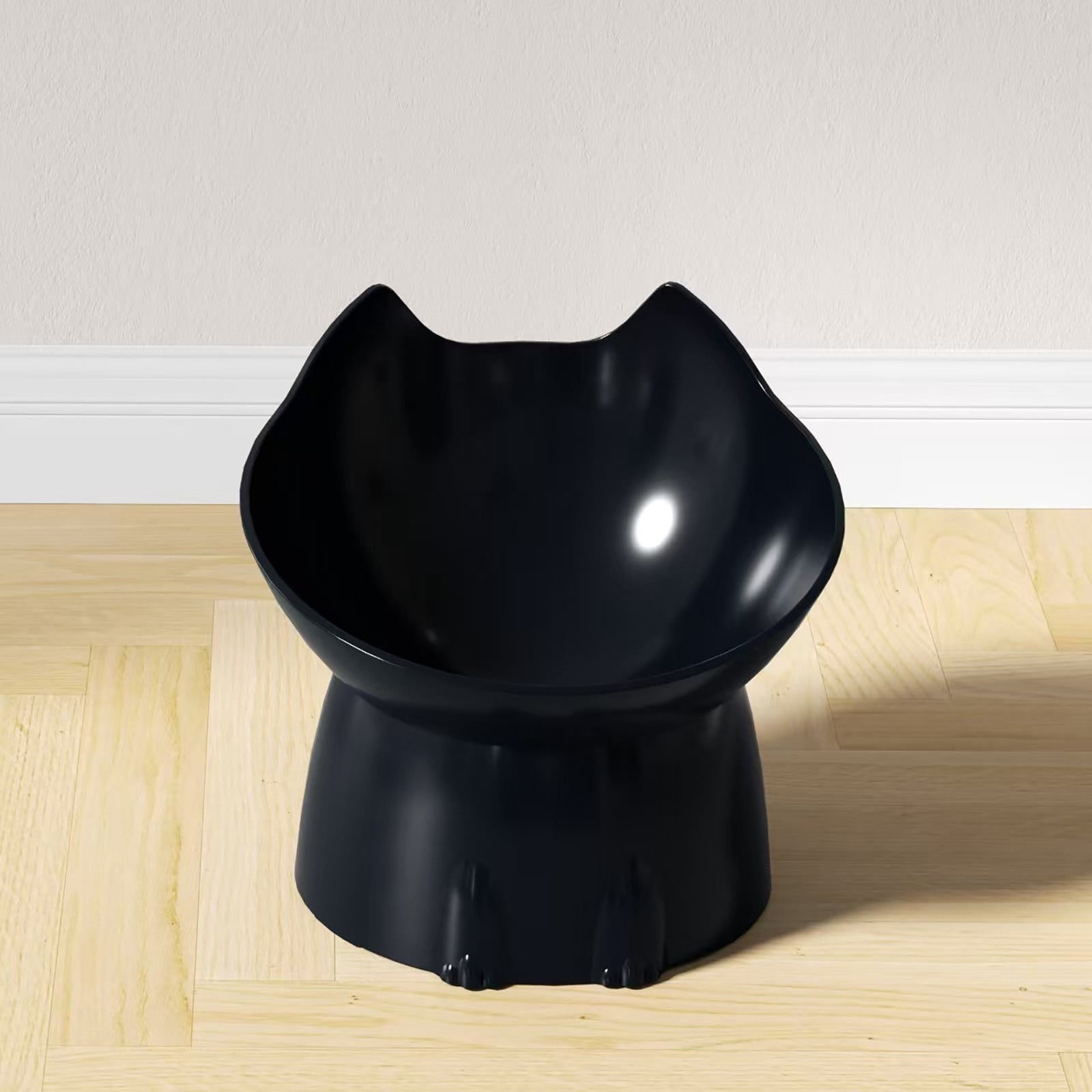 3pcs Tilted Elevated Cat Food Bowl - Cat Bowls Whisker Friendly Anti ...
