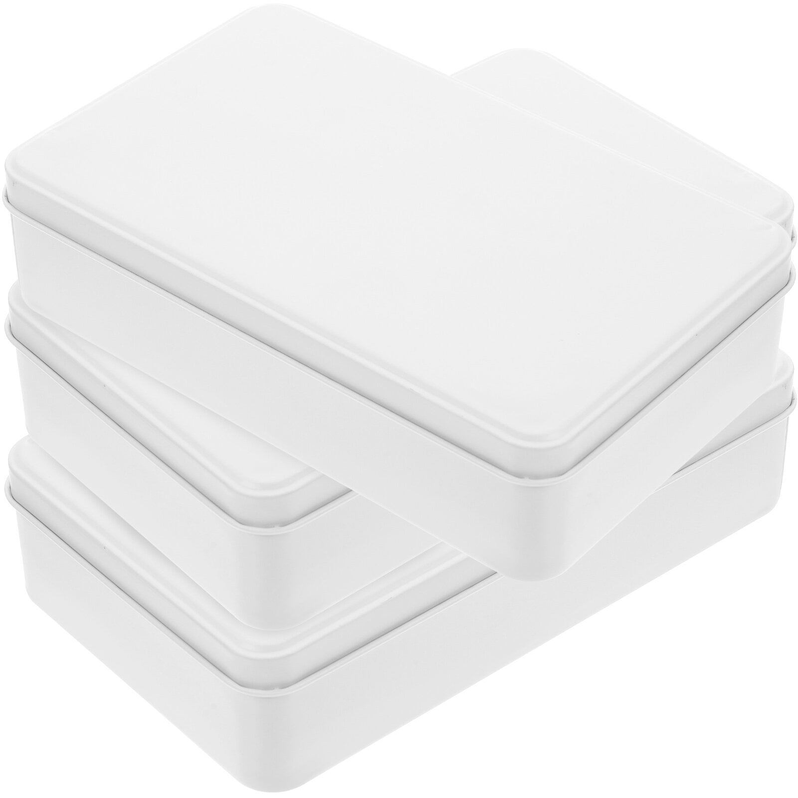 3pcs Tin Box With Lid Small Tin Boxes Rectangle Tinplate Boxes Tinplate ...