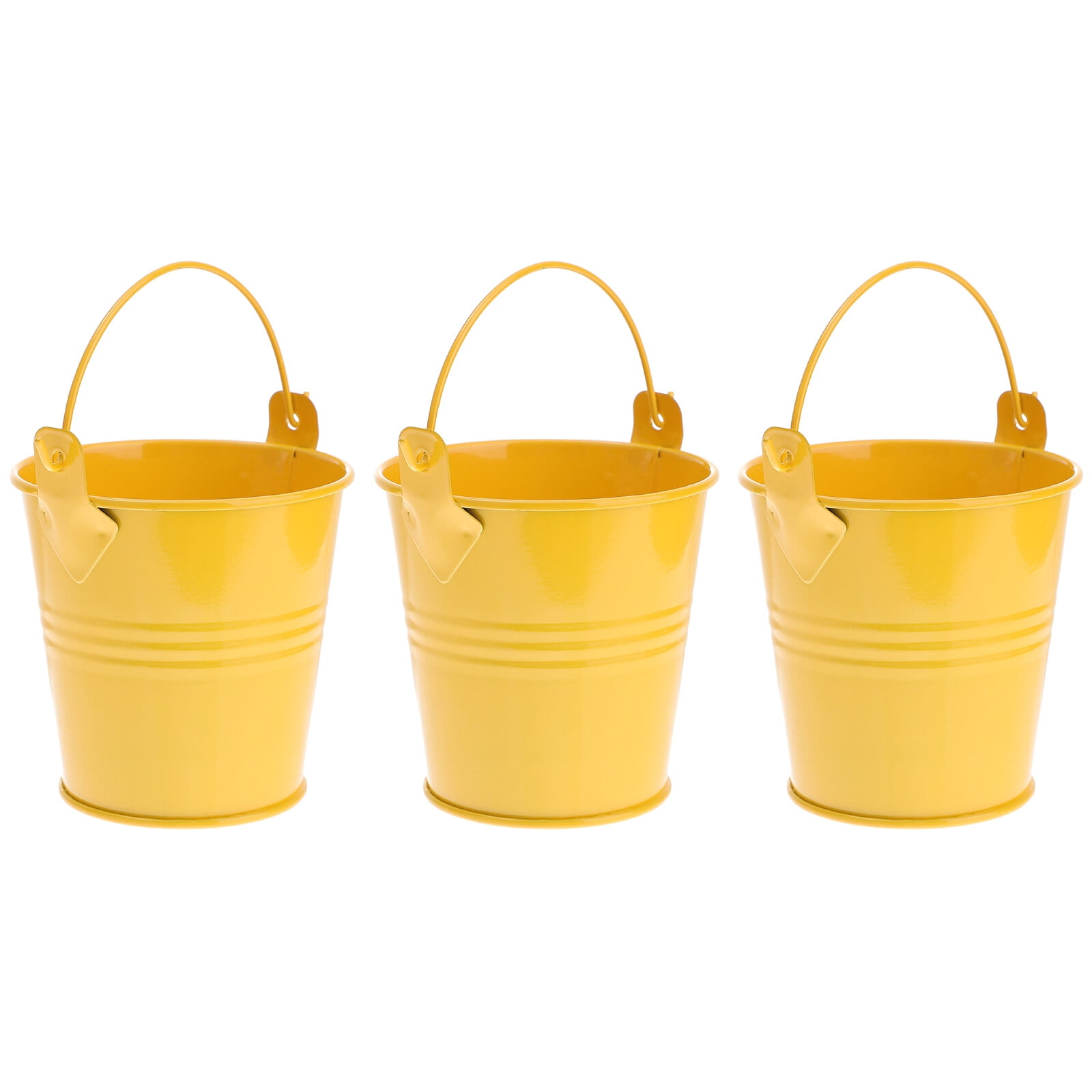 3pcs Small Tinplate Flower Bucket Decorative Photo Prop - Walmart.com