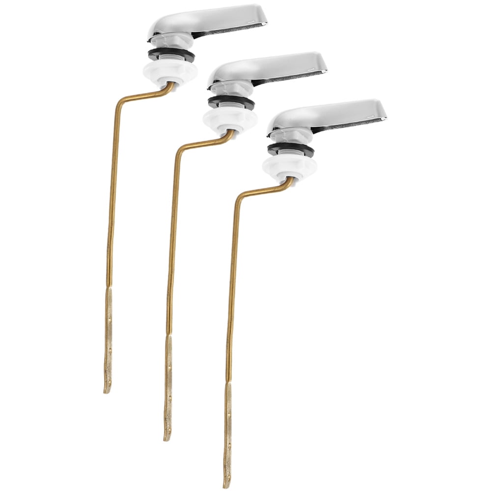 3pcs Toilet Flush Handle Replacement Toilet Handle Side Mount Toilet ...