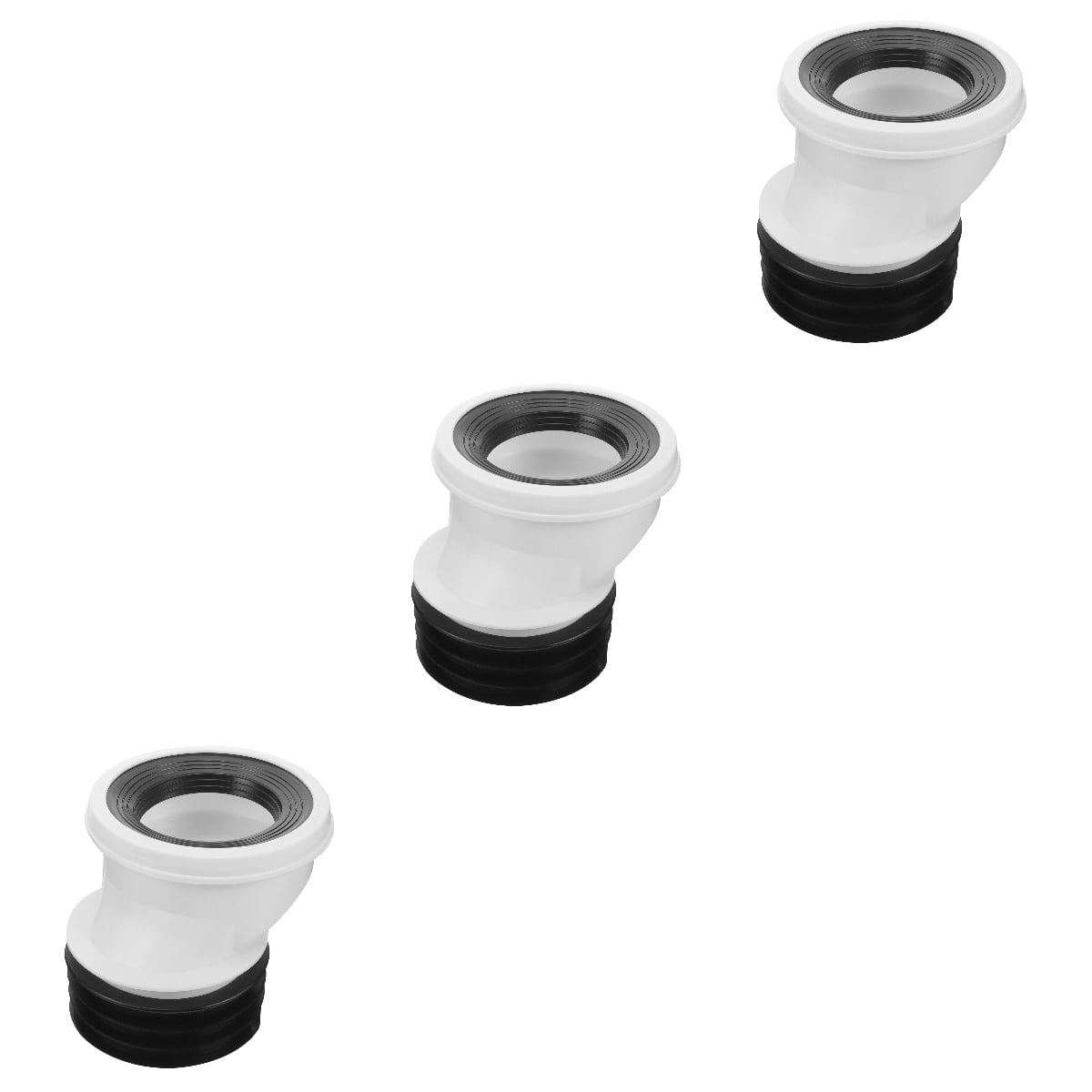 3pcs Toilet Shifter Bathroom Toilet Drain Shifter Leak-proof Drainage ...