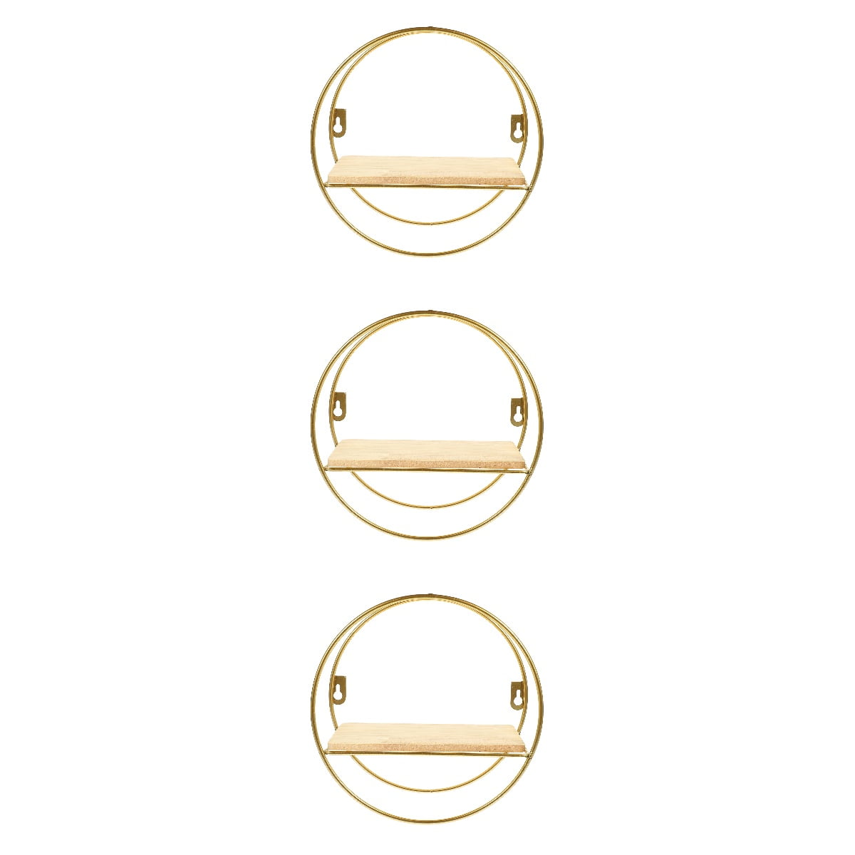 3pcs Toilet Storage Rack Bathroom Sundries Organizer Round Single-layer ...