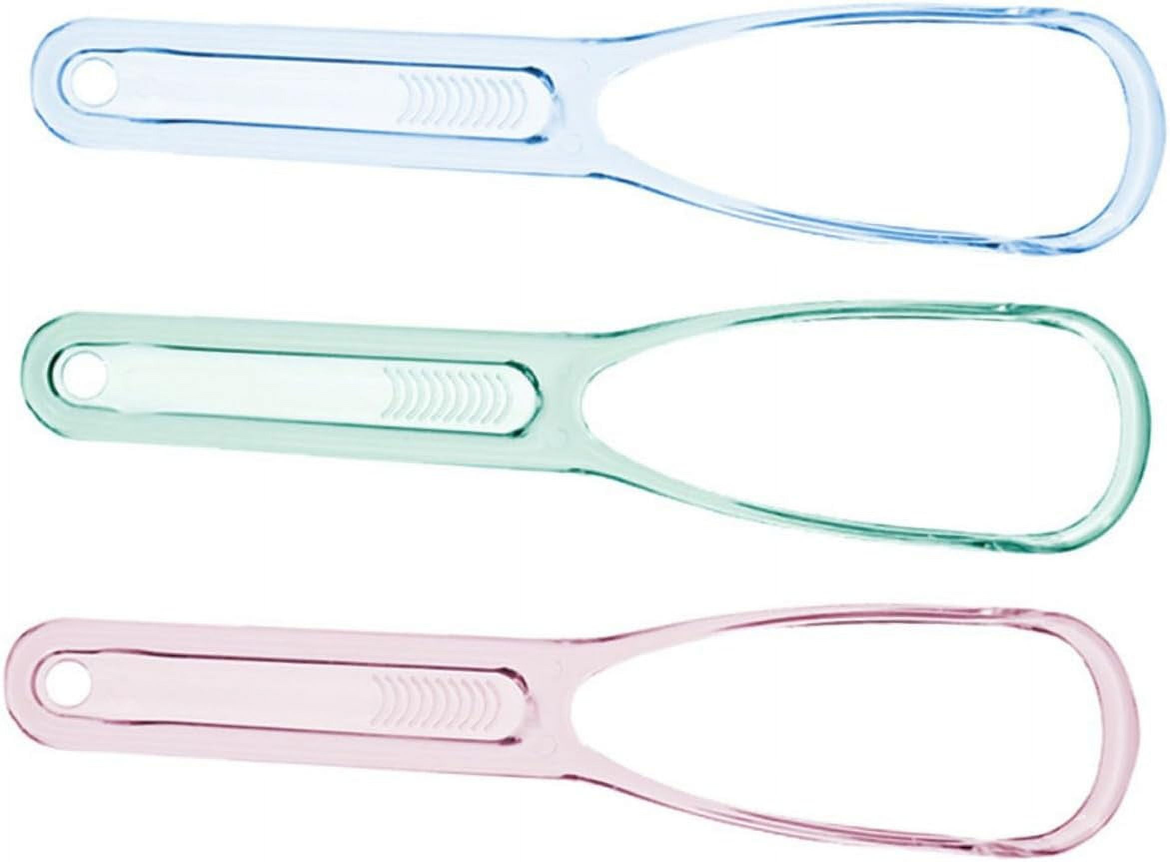 3pcs Tongue Scraper Cleaning Tools Plastic Scraper Blades Hand Squeegee ...