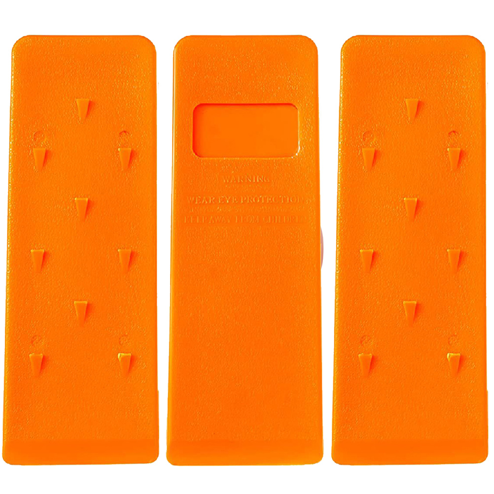 3pcs Tree Felling Wedges Felled Spiked Tree Cutting Wedges Tree Cutting ...