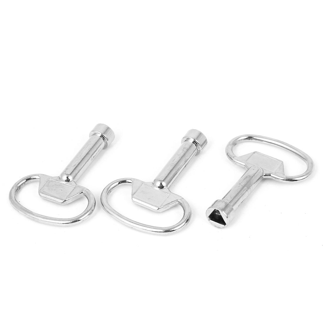 3pcs Triangle Socket Spanner Cabinet Lock and Key 9x8mm Triangular ...