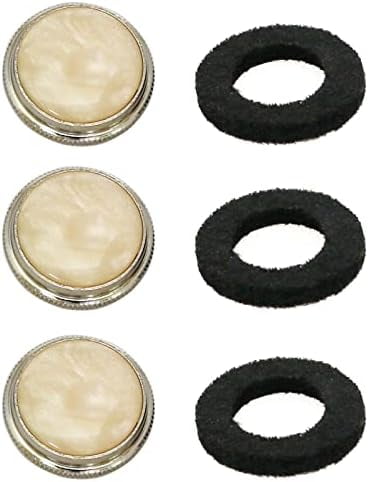 3pcs Trumpet Finger Buttons with Felt Washers Musical Instruments ...