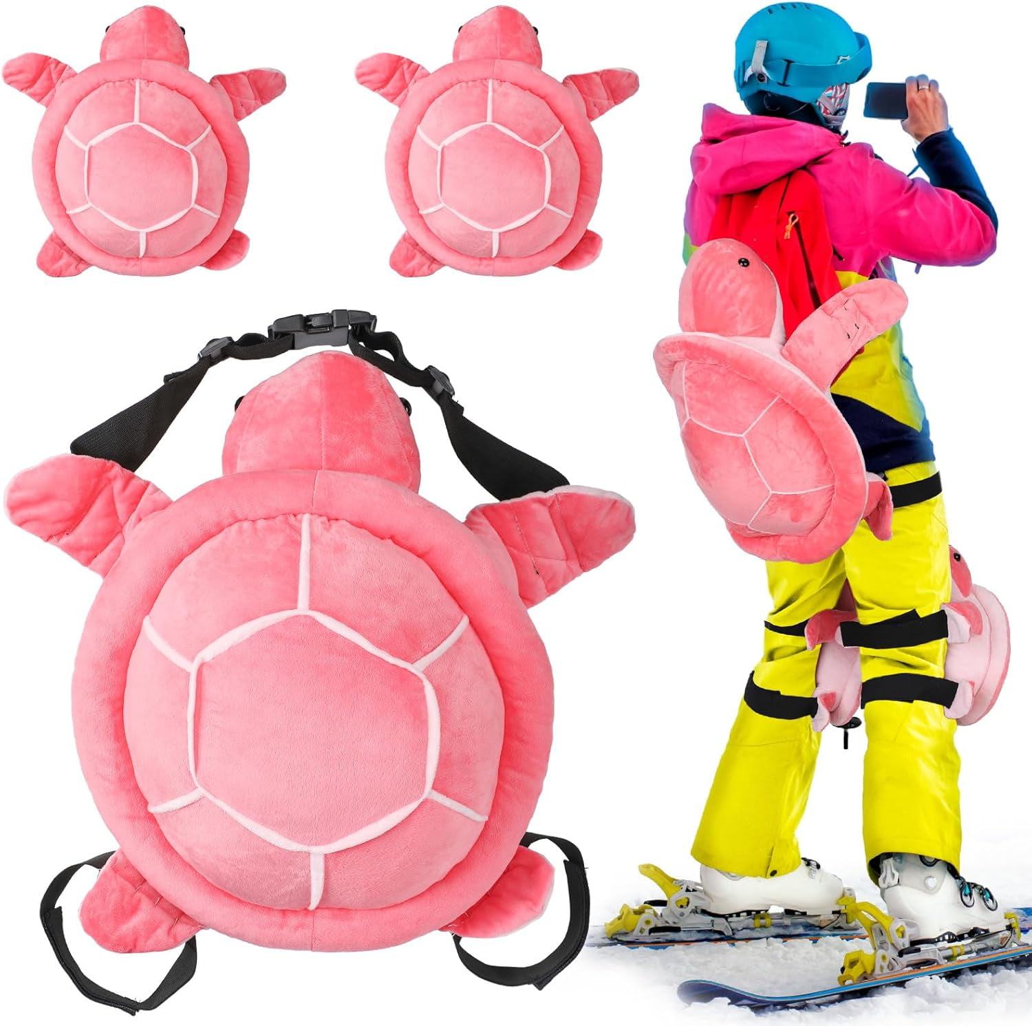 3pcs Turtle Butt Pads for Snowboarding Ski Protective Gear Set Cute ...